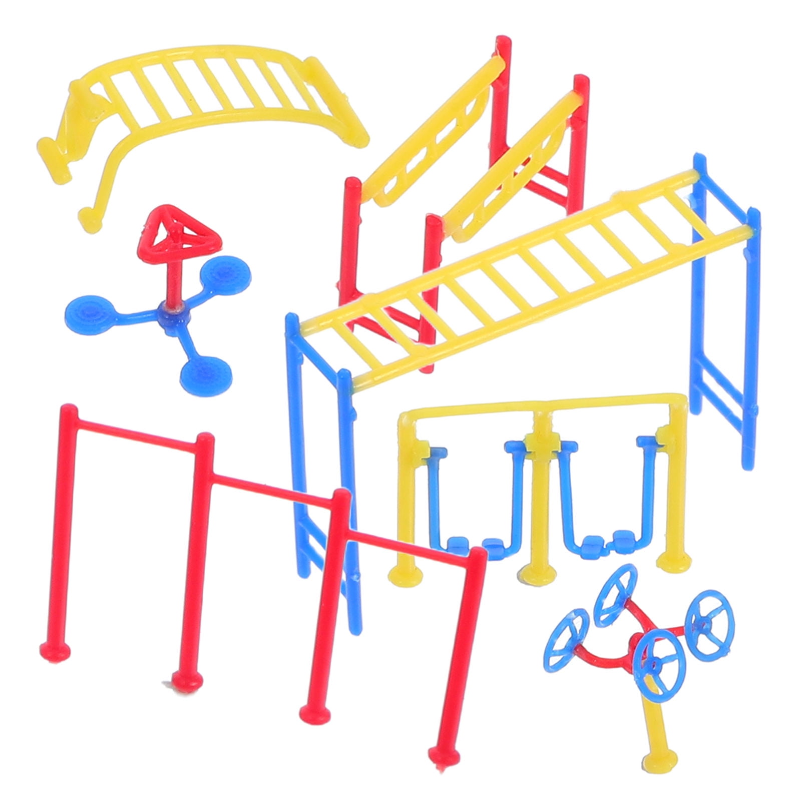 FRCOLOR 1 Set 1/100 Realistic Miniature Gym Accessories Tiny Outdoor ...