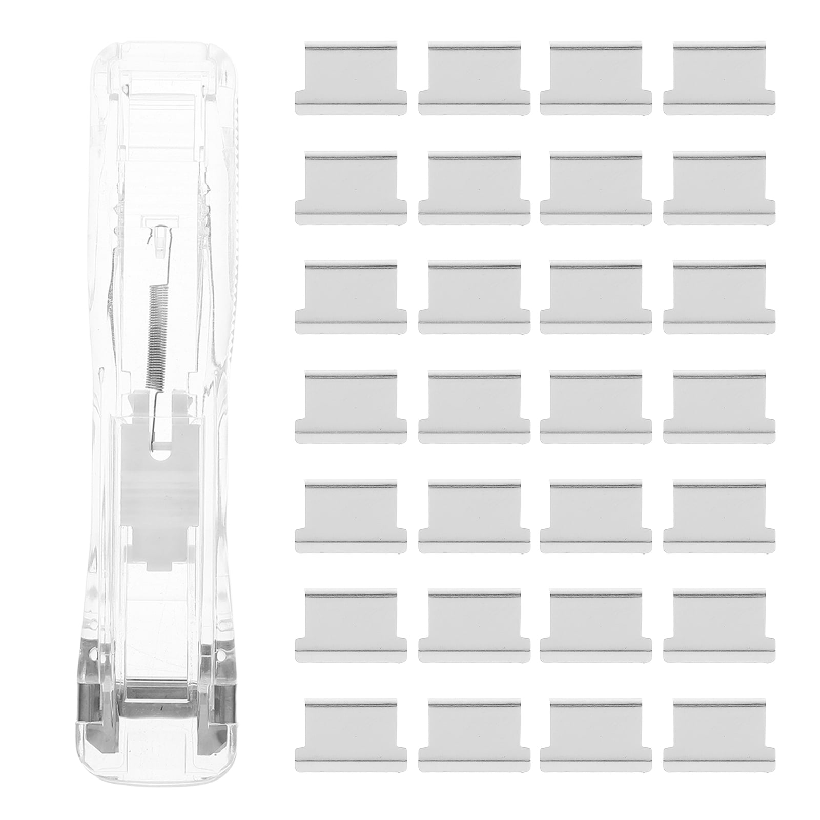 FRCOLOR 1 Set Binder Clips Stapler Push Stapler Fast Clam Clips ...