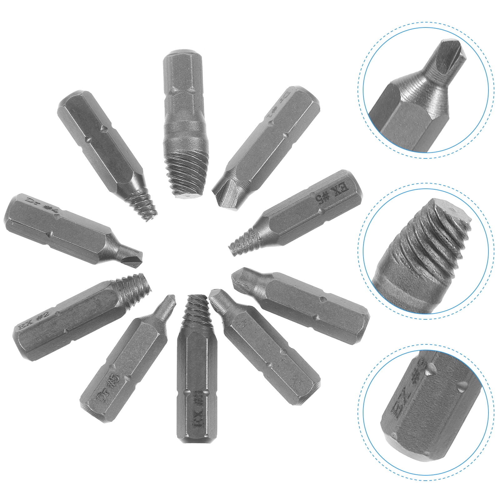 FRCOLOR 1 Set Bolt Extractor Small Screw Extractor Assortment Heavy ...