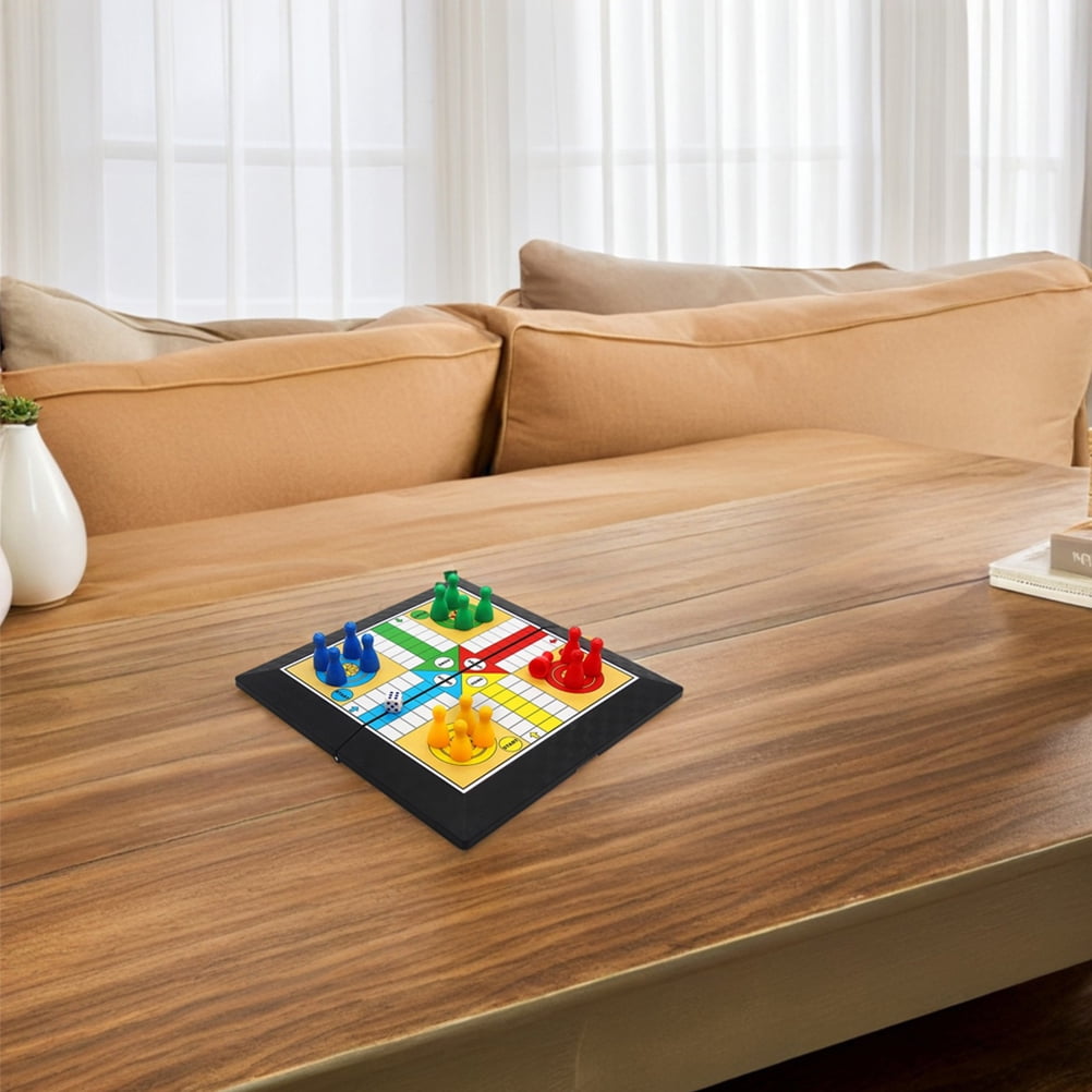 FRCOLOR 1 Set Children Portable Chess Set Flying Chess Board Game ...