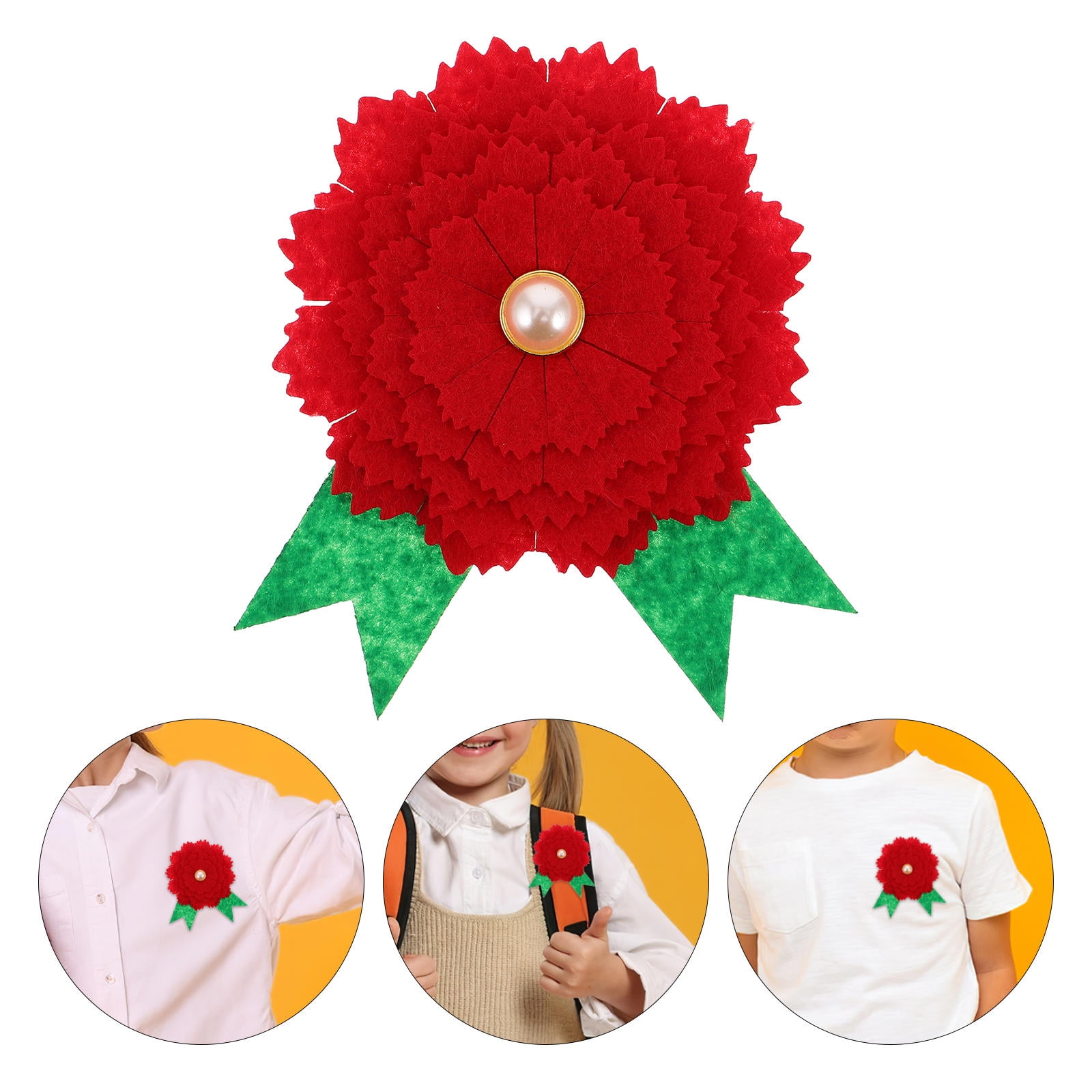 FRCOLOR 1 Set Of Classroom Supplies Kindergarten Handmade Flower Brooch ...