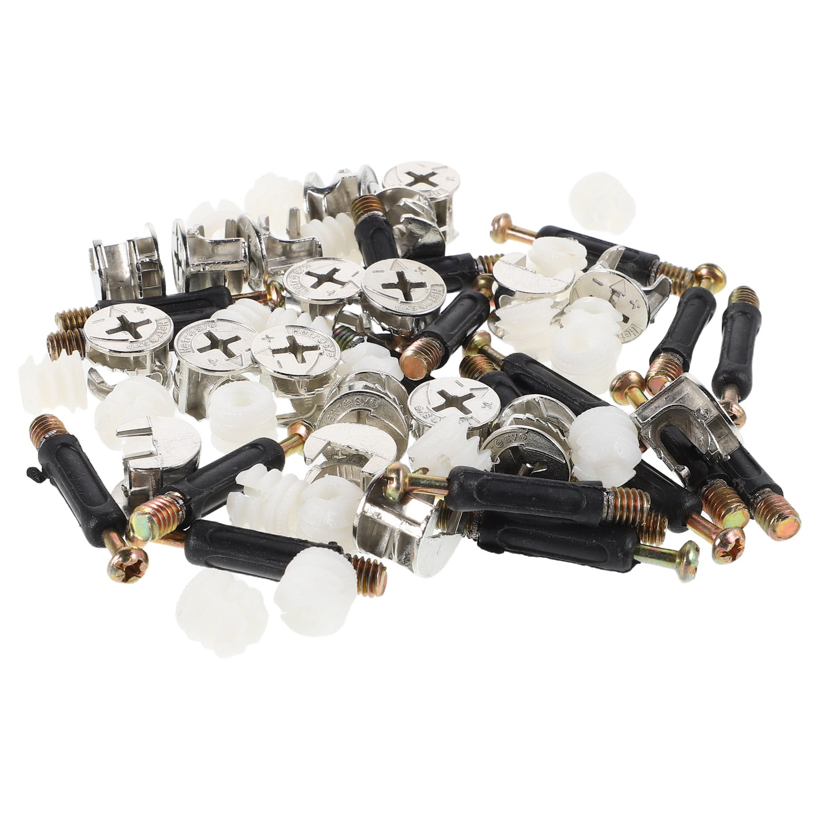 FRCOLOR 1 Set Complete Furniture Connections Kit Hardware Fixing Screws ...