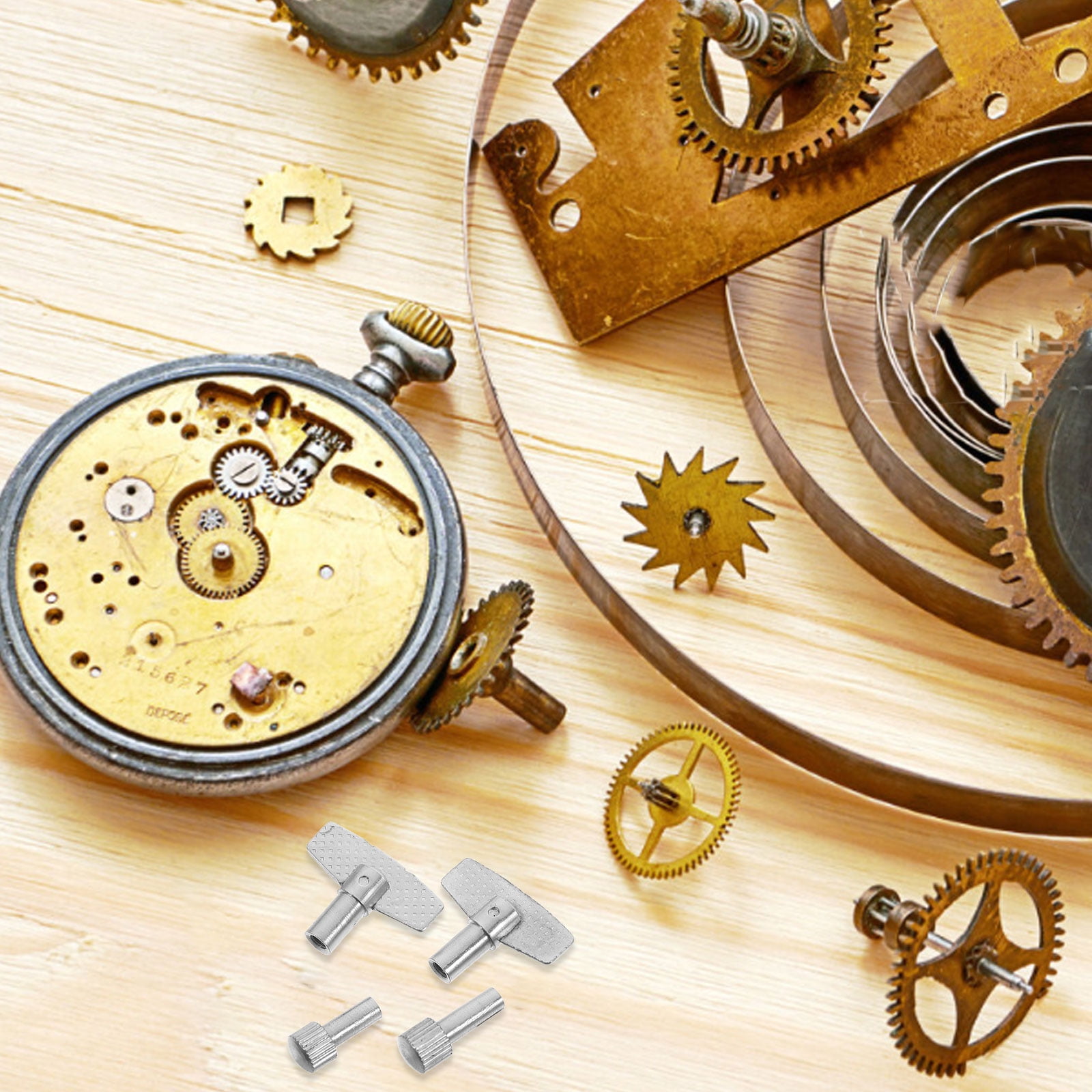 FRCOLOR 1 Set Complete Mechanical Clock Repair Kit For Clock Adjustment ...