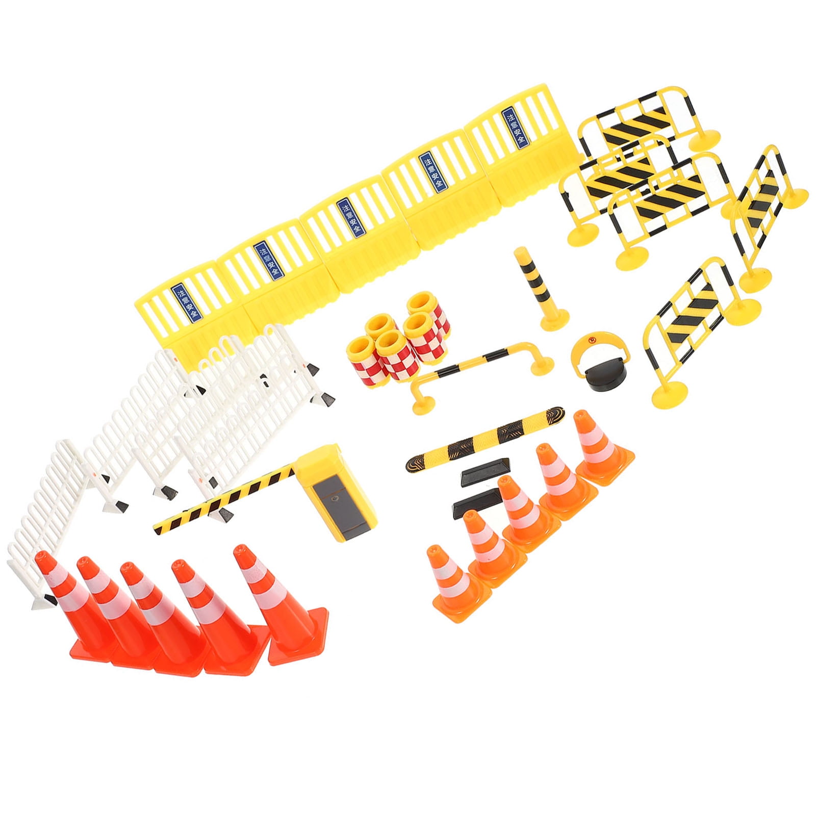 FRCOLOR 1 Set Construction Traffic Sign Street Signs City Traffic Scene ...