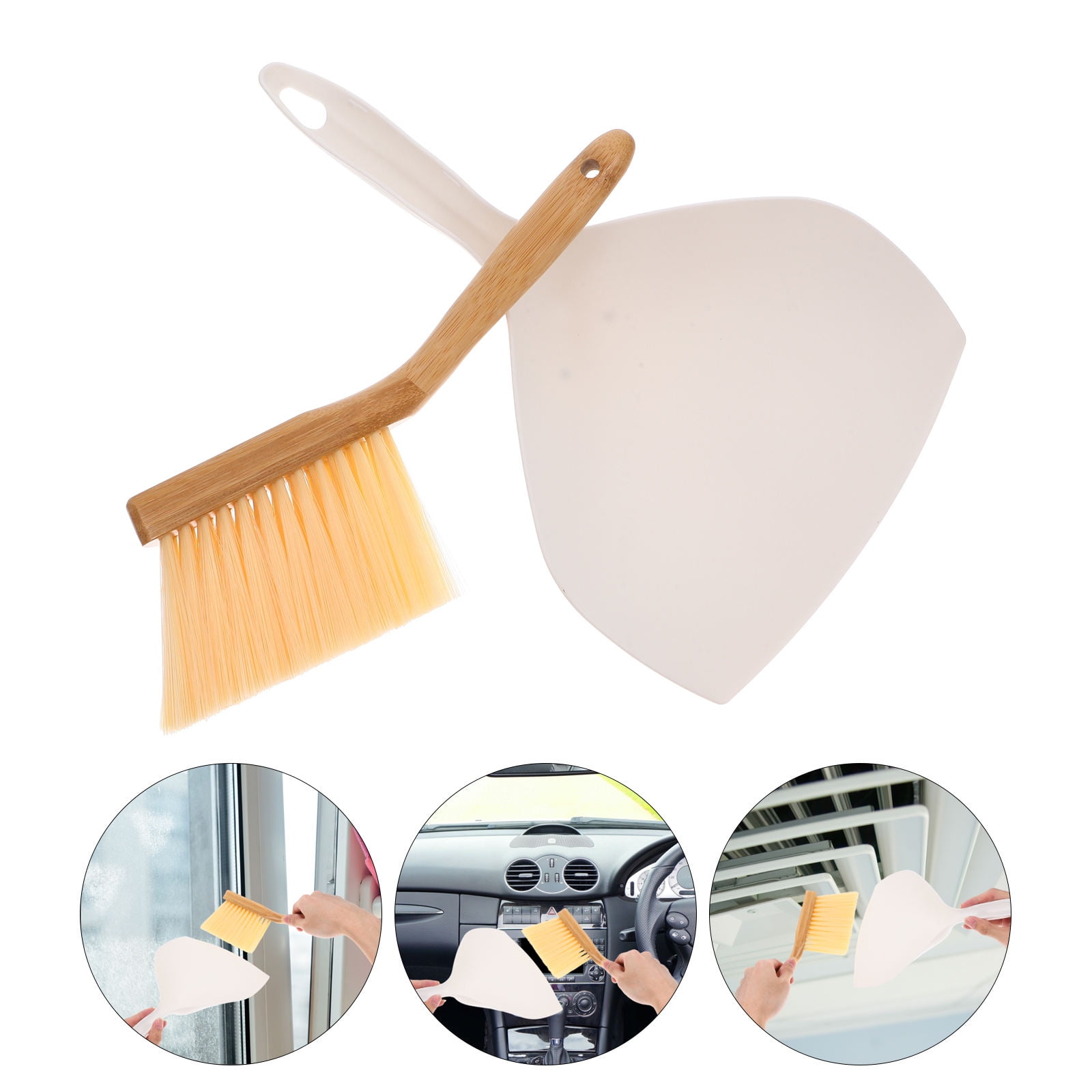 FRCOLOR 1 Set Desktop Cleaning Mini Broom Set Small Dustpan And Brush ...