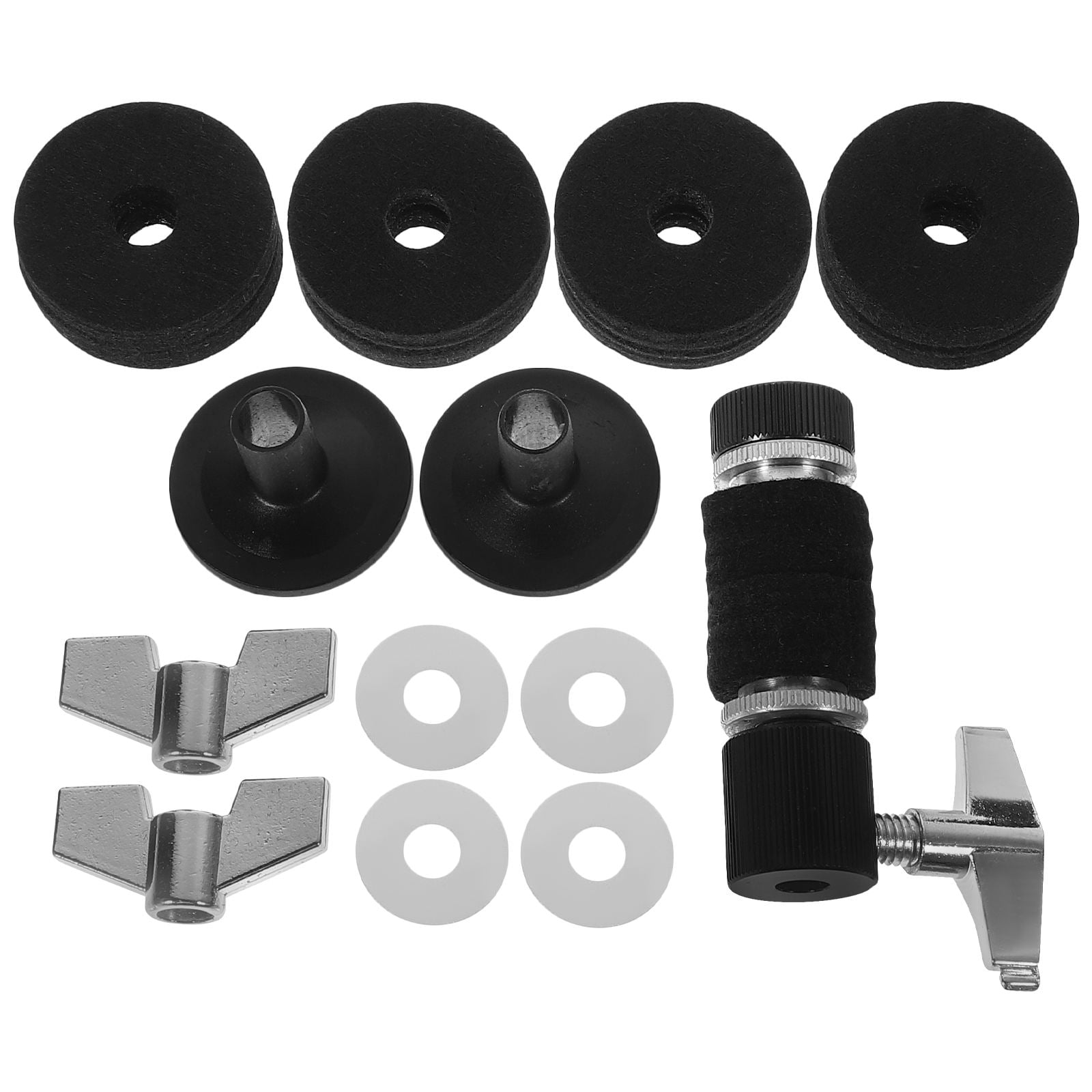 FRCOLOR 1 Set Drum Kit Cymbal Felt Pads Drum Set Gadgets Drum Kit Disc ...