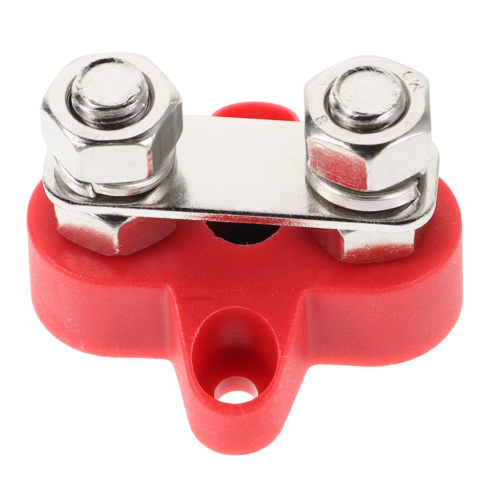 FRCOLOR 1 Set Dual Junction Block 48v 2 Studs Bus Bar Terminal Block ...