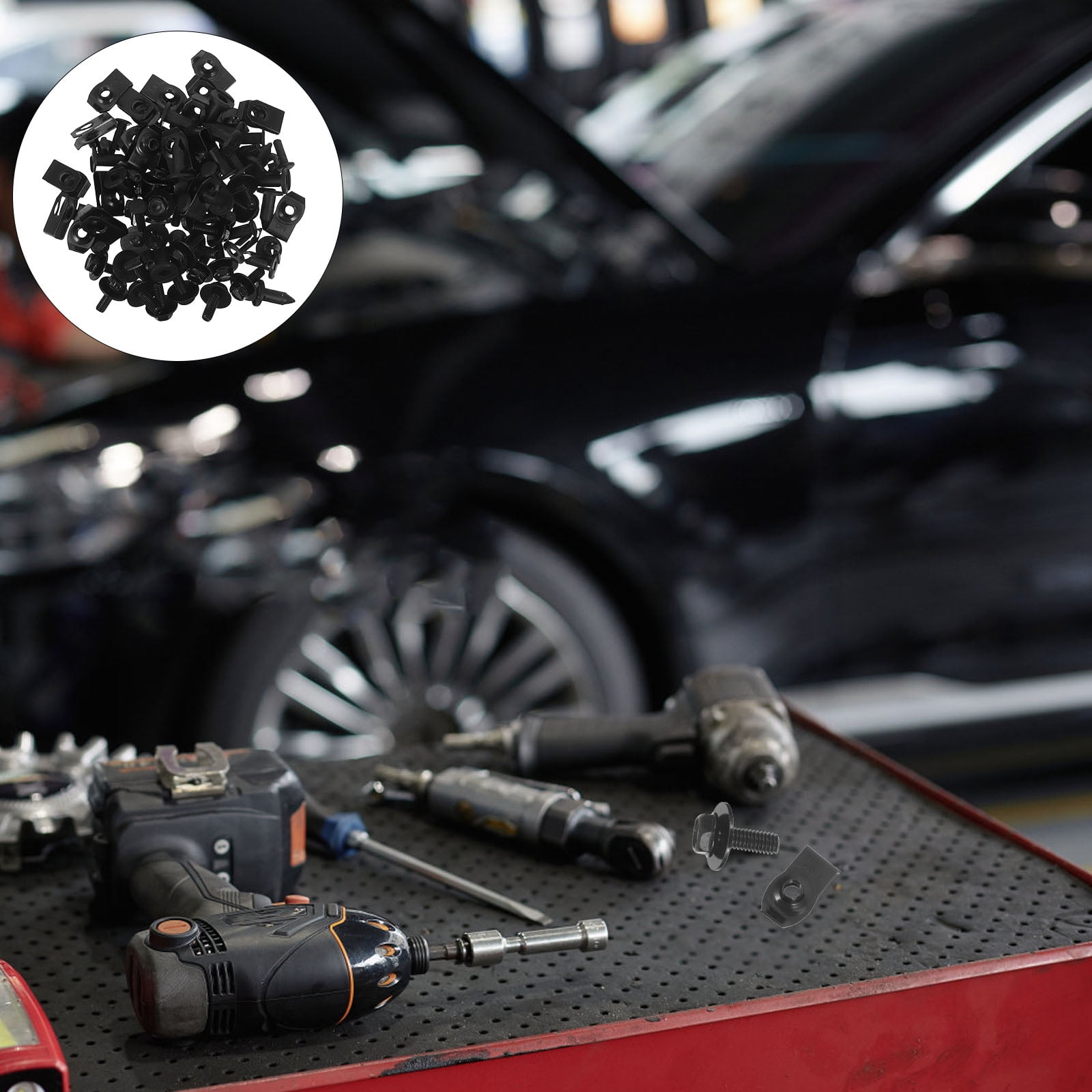 FRCOLOR 1 Set Engine Splash Shield Body Bolts Screws Bumper Guard ...