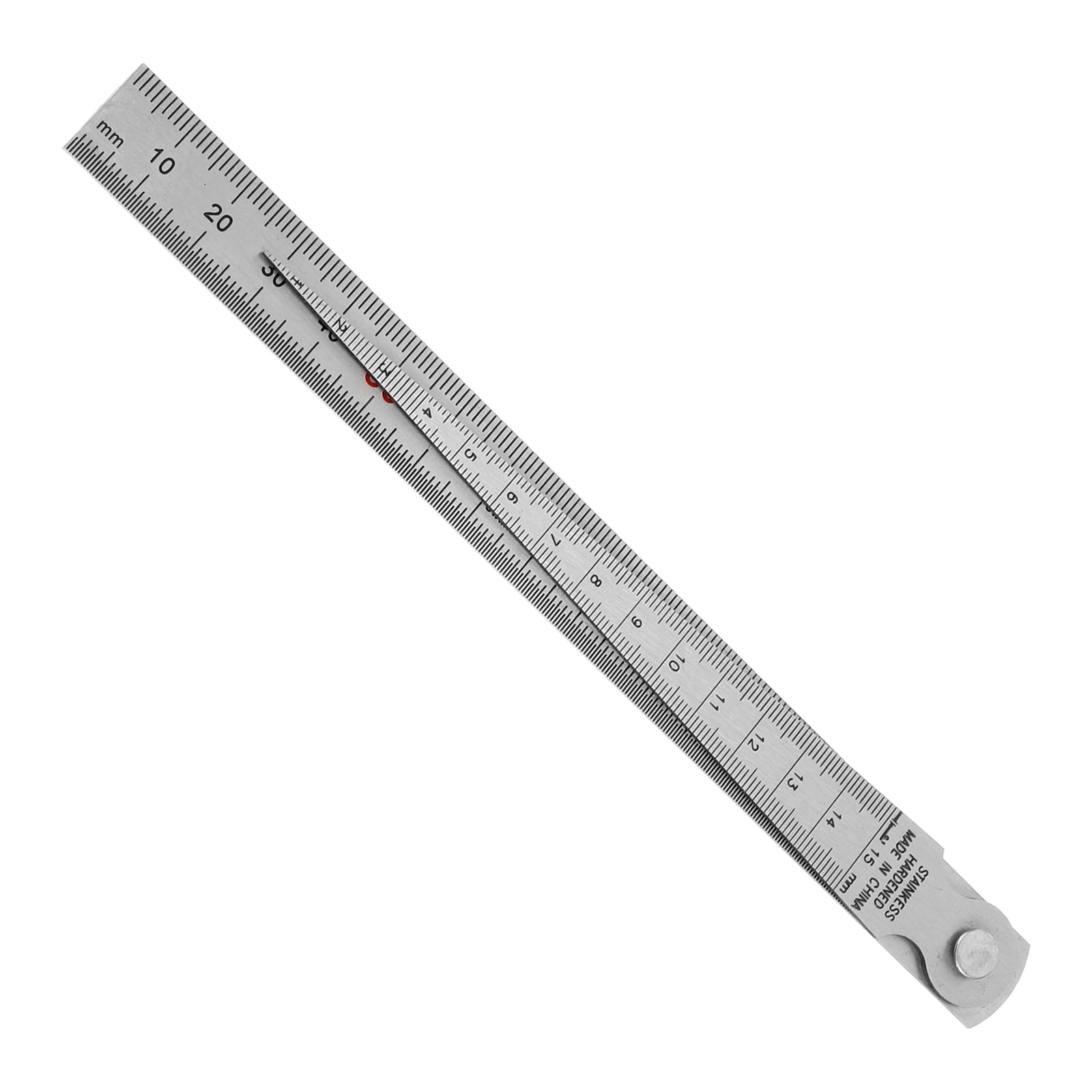 FRCOLOR 1 Set Feeler Gauge And Straight Ruler Stainless Steel Measuring ...