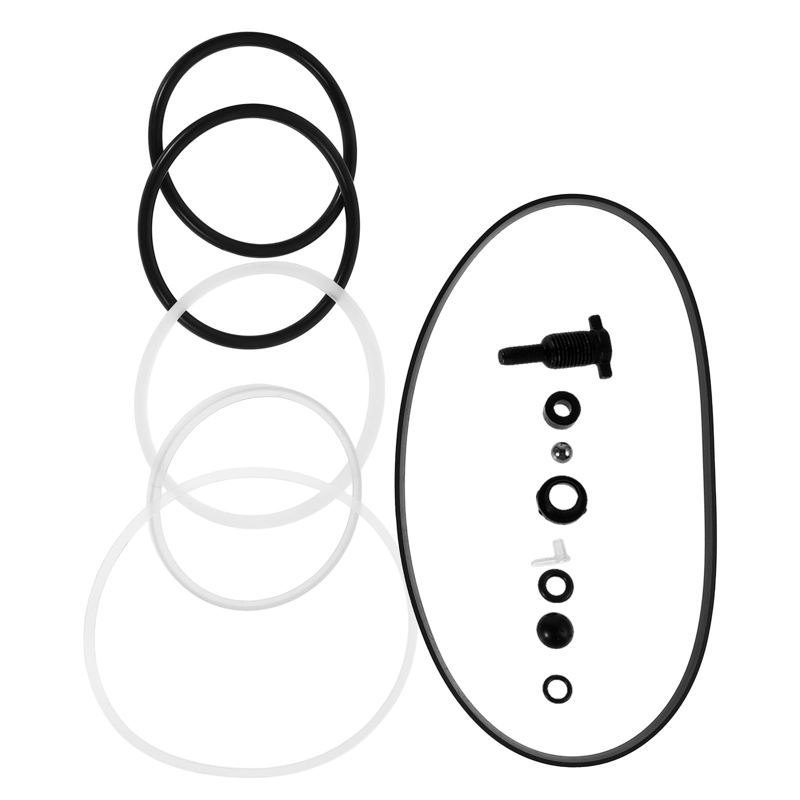 FRCOLOR 1 Set Floor Jack Seal Kit Jack Oil Seal Complete Set Repair Kit ...