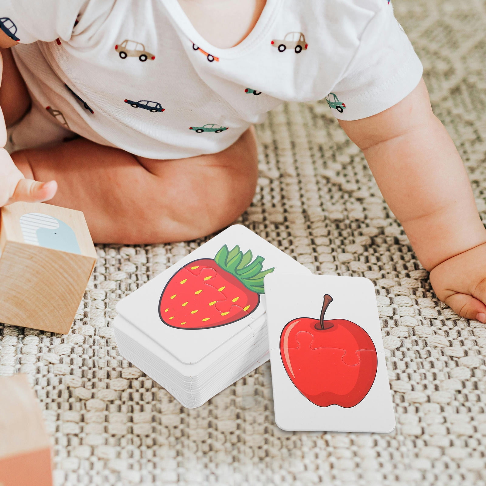 FRCOLOR 1 Set Fruit and Vegetable Puzzle Game Kids Educational Toys ...