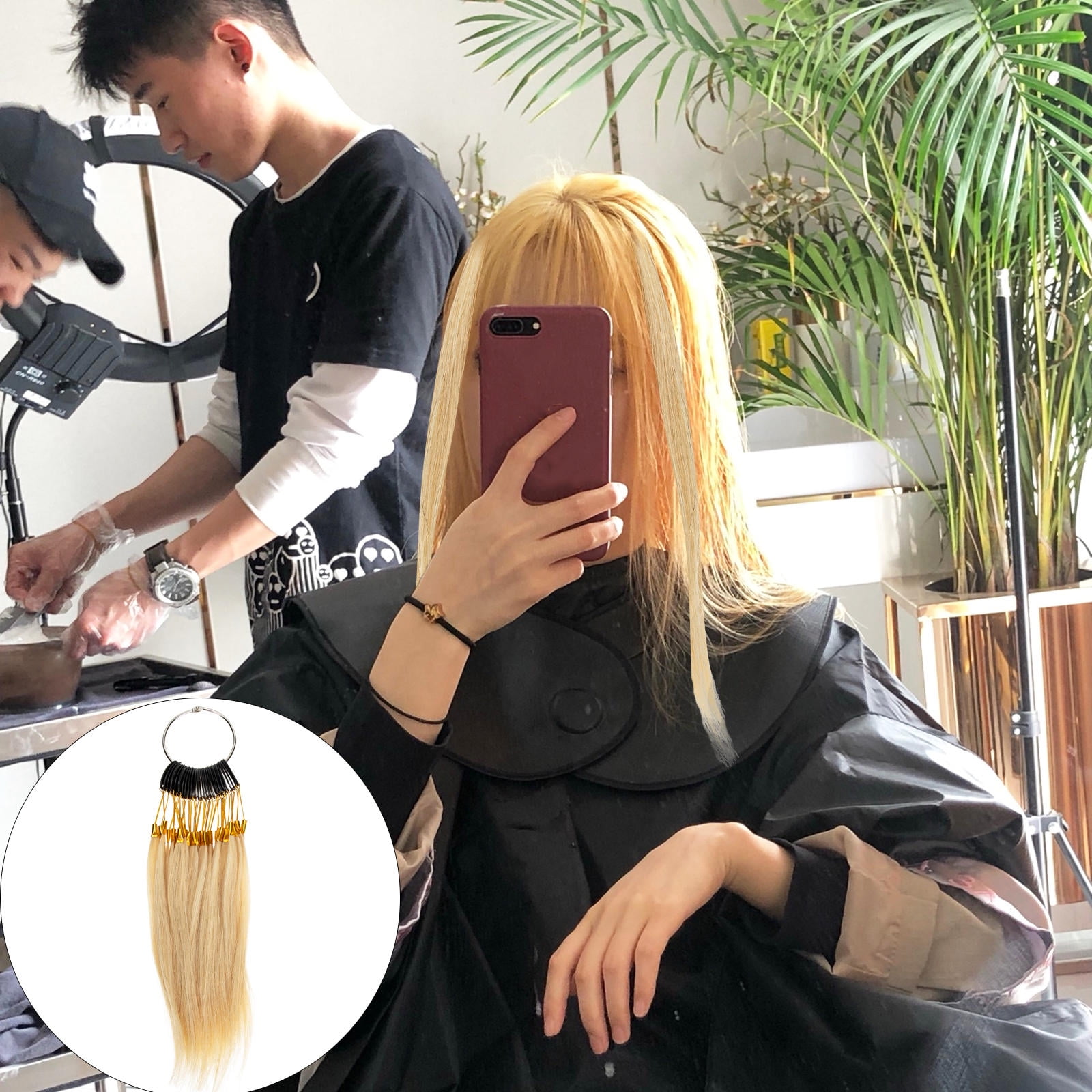 FRCOLOR 1 Set Hair Wigs Hair Pieces Hair Samples Hair Color Chart Color ...