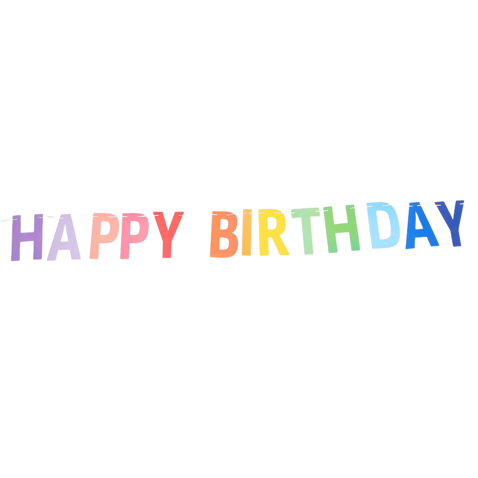 FRCOLOR 1 Set Happy Birthday Flag Banner Colorful Birthday Banner Sign ...