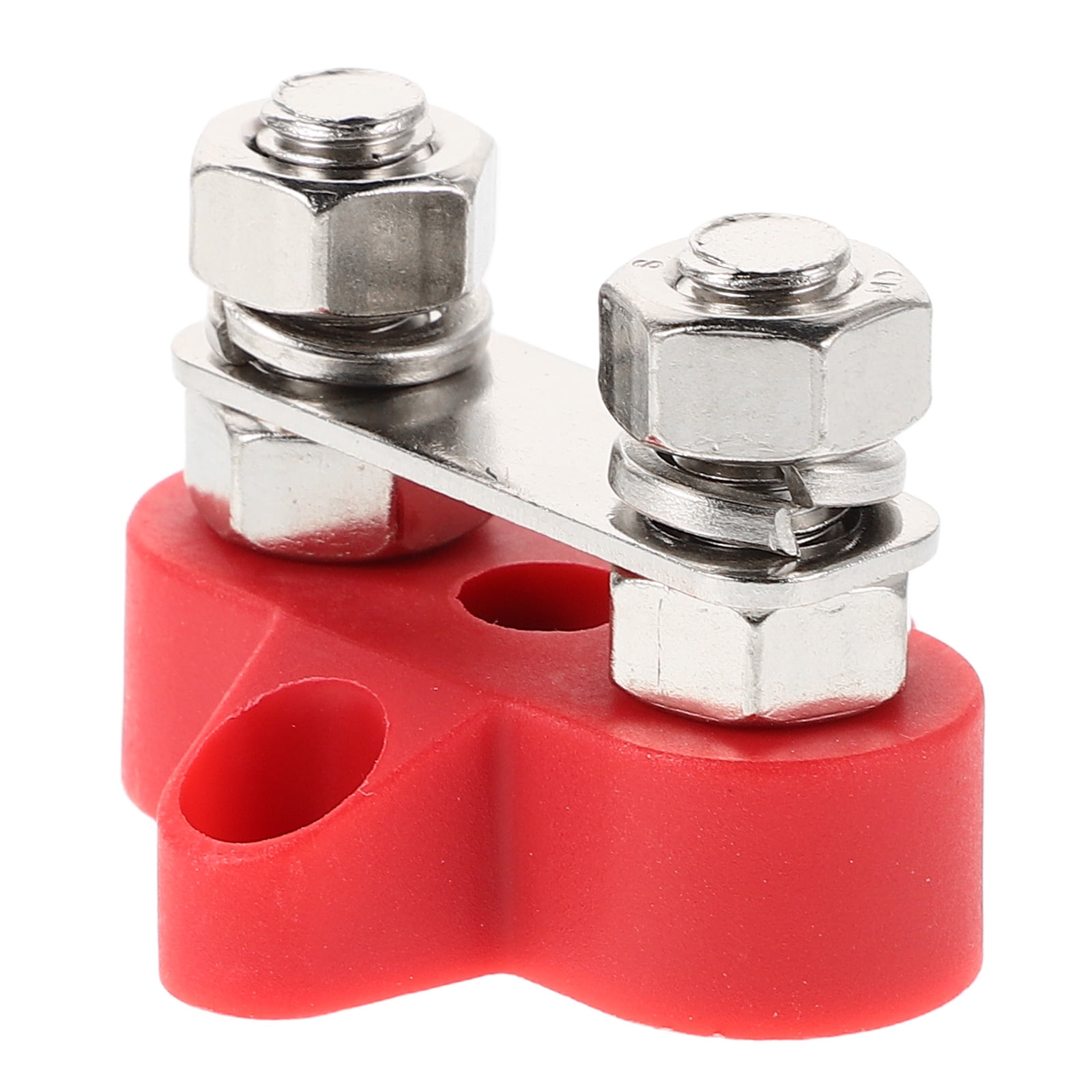 FRCOLOR 1 Set Heavy Duty Dual M8 Twin Battery Binding Posts 48v Bus Bar Terminal Block Junction ...