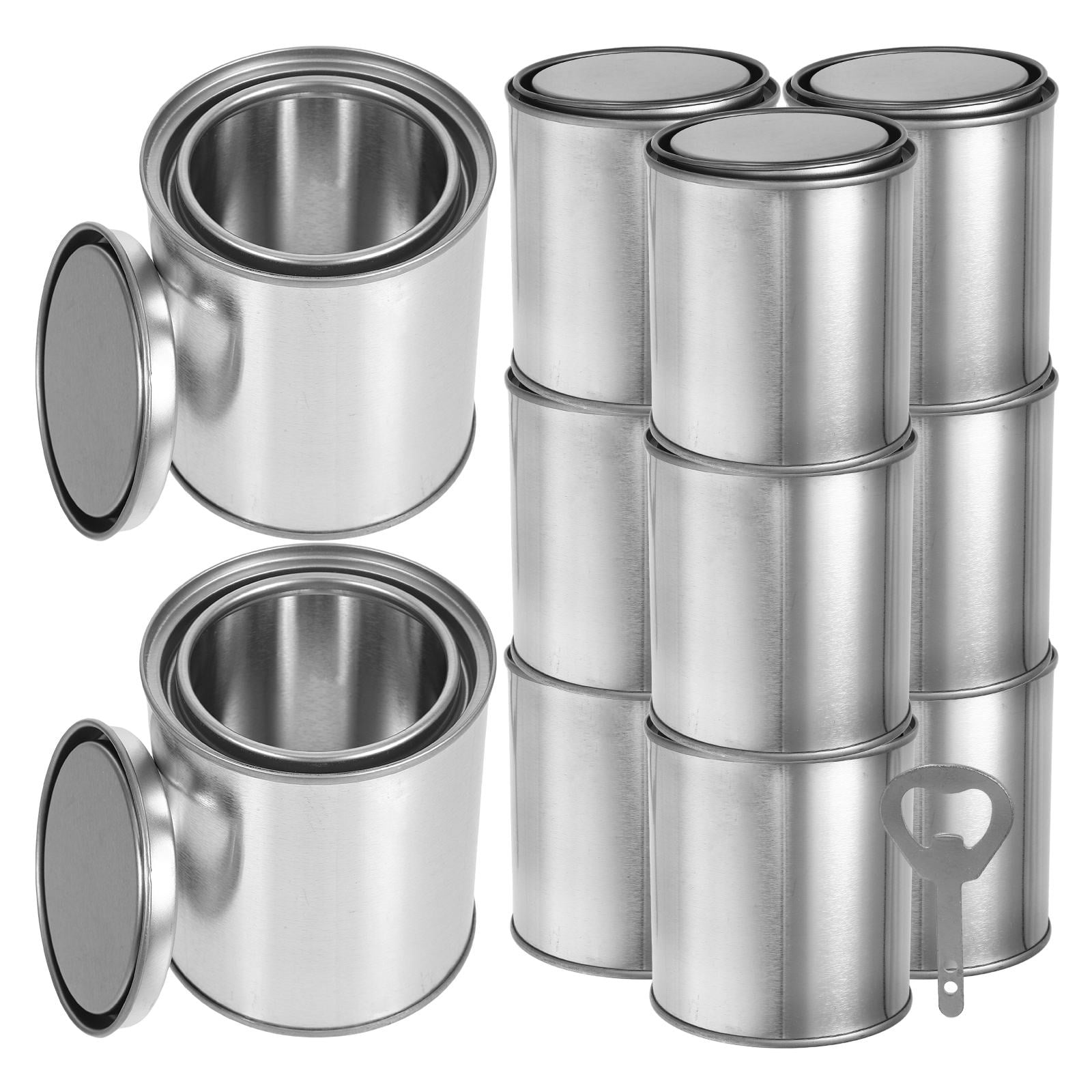 FRCOLOR 1 Set Metal Paint Cans with Lids Empty Unlined Buckets for ...