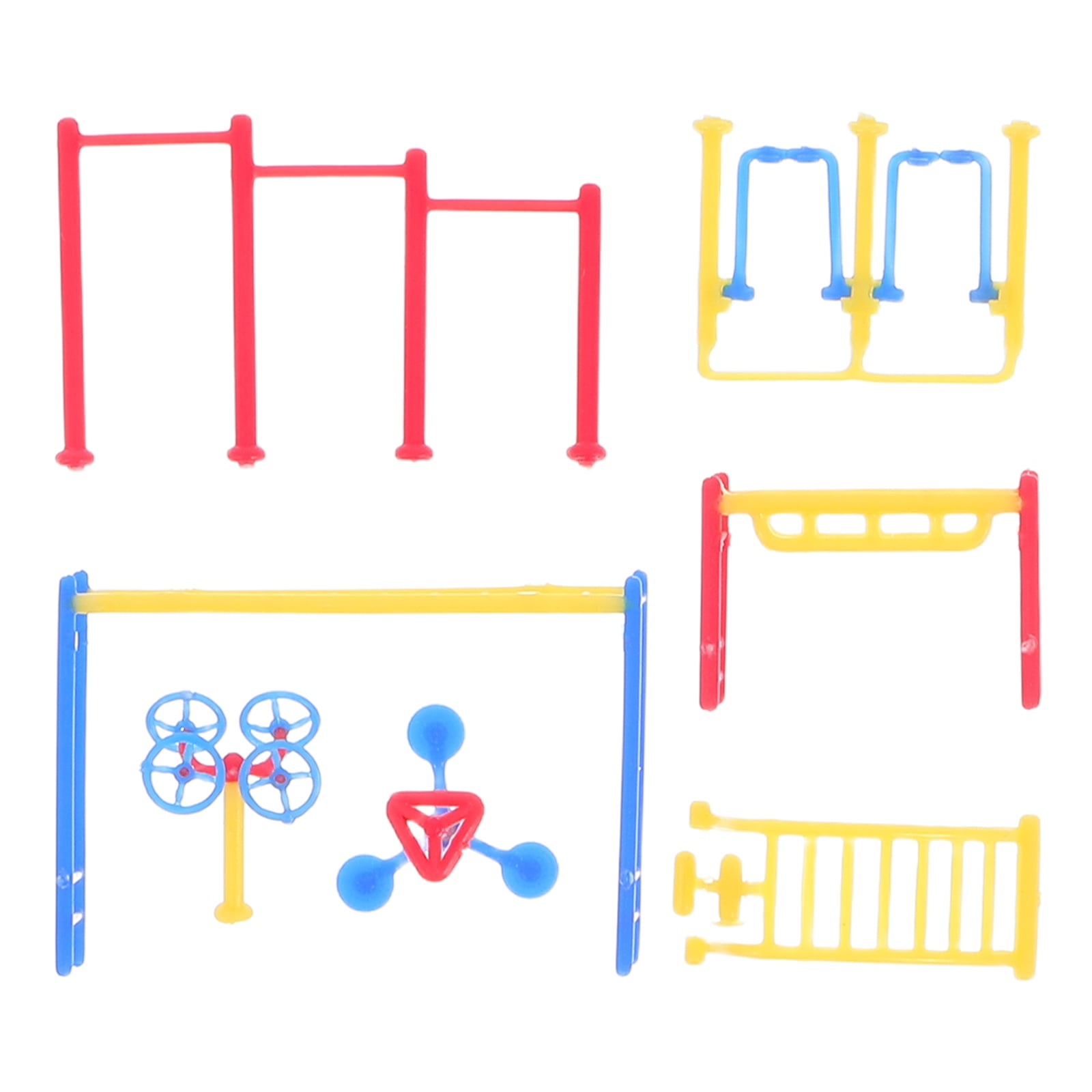 FRCOLOR 1 Set Miniature Plastic Outdoor Sports Equipment Model 1/100 ...