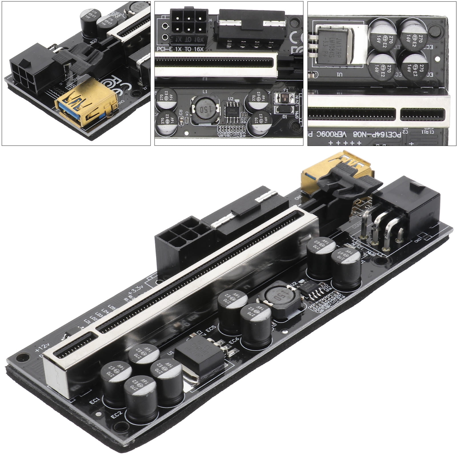 FRCOLOR 1 Set Mining Extender 1x to 16x PCI-E Adapter PCI Express ...