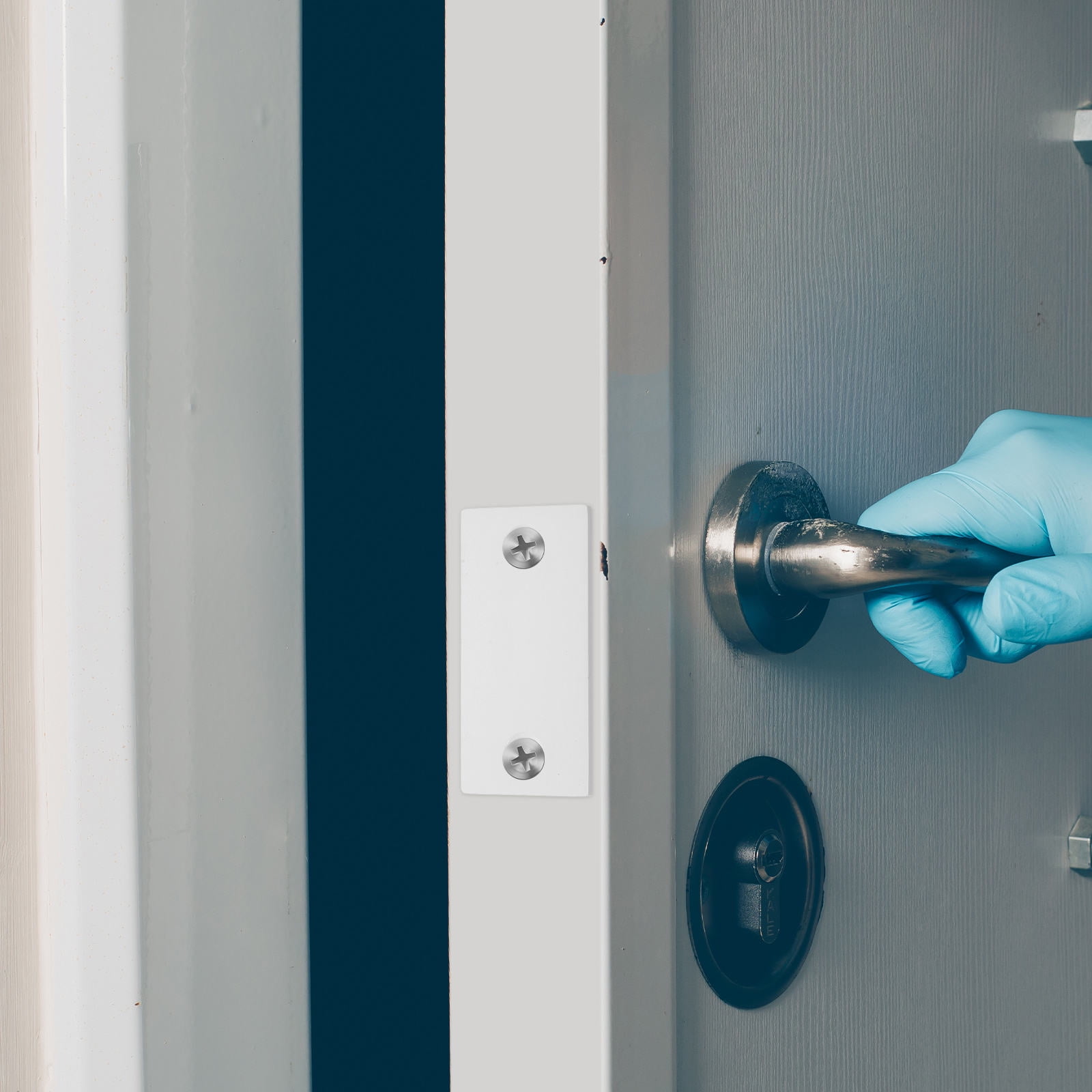 FRCOLOR 1 Set Of Door Lock Plate Cover Latch Strike Plate Cover Plates ...