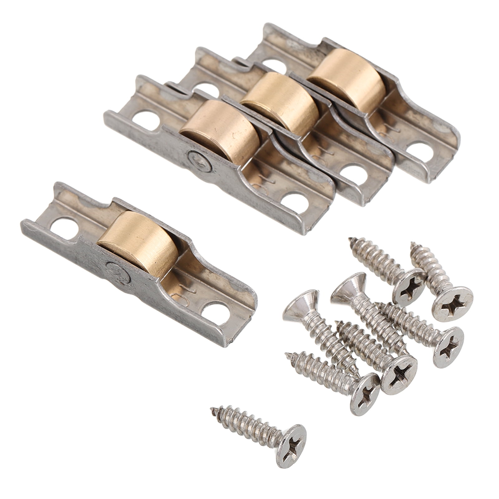 TAILTOSS Sliding Screen Door Wheels Copper 4Pcs For Smooth Operation ...