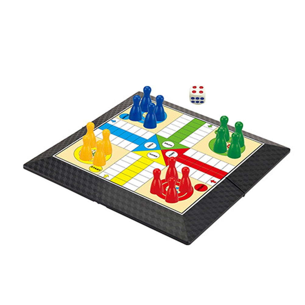 FRCOLOR 1 Set Portable Chess Set for Kids Flying Chess Board Game ...