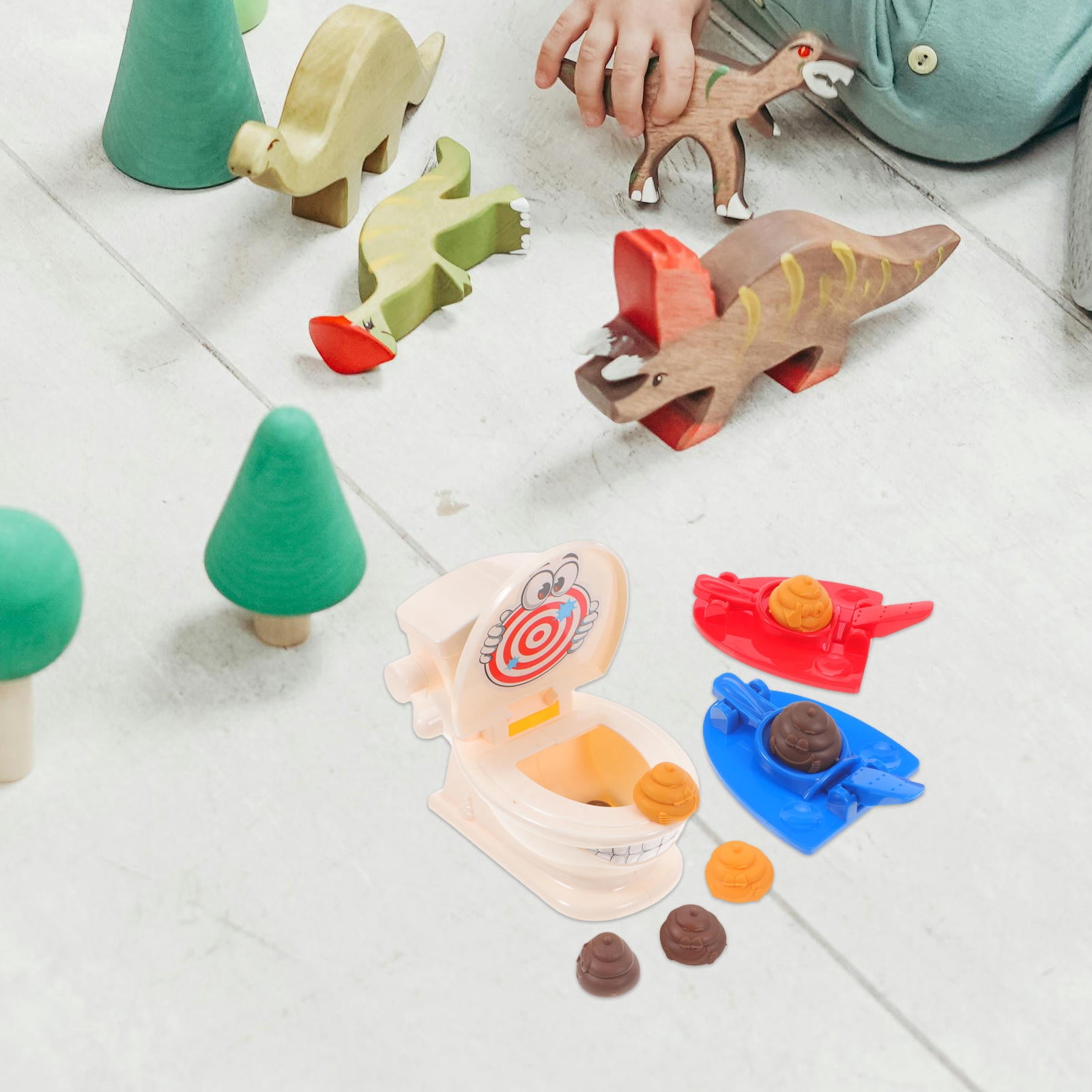 FRCOLOR 1 Set of Portable Shoot Game Toys Funny Prank Game Toys Novelty ...
