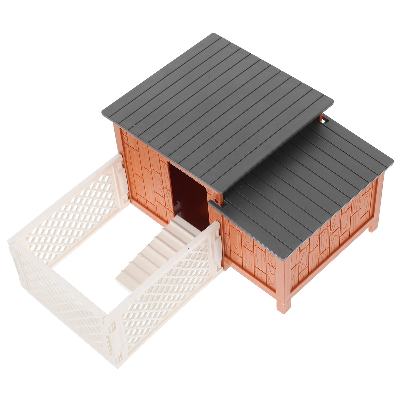 FRCOLOR 1 Set Pretend Play Hen House Toy Farm Coop Set Toy Realistic ...