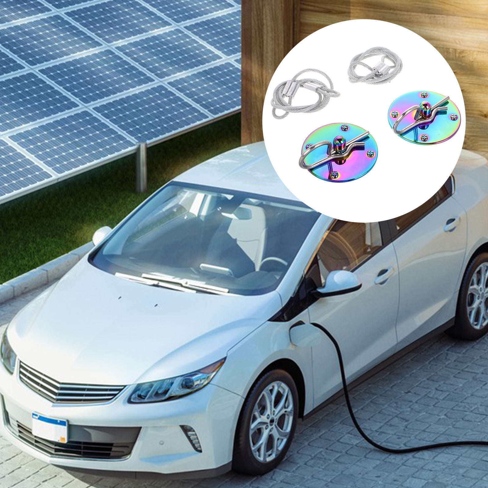 FRCOLOR 1 Set Quick Release Hood Pin Kit Aluminum Alloy Car Racing Hood ...