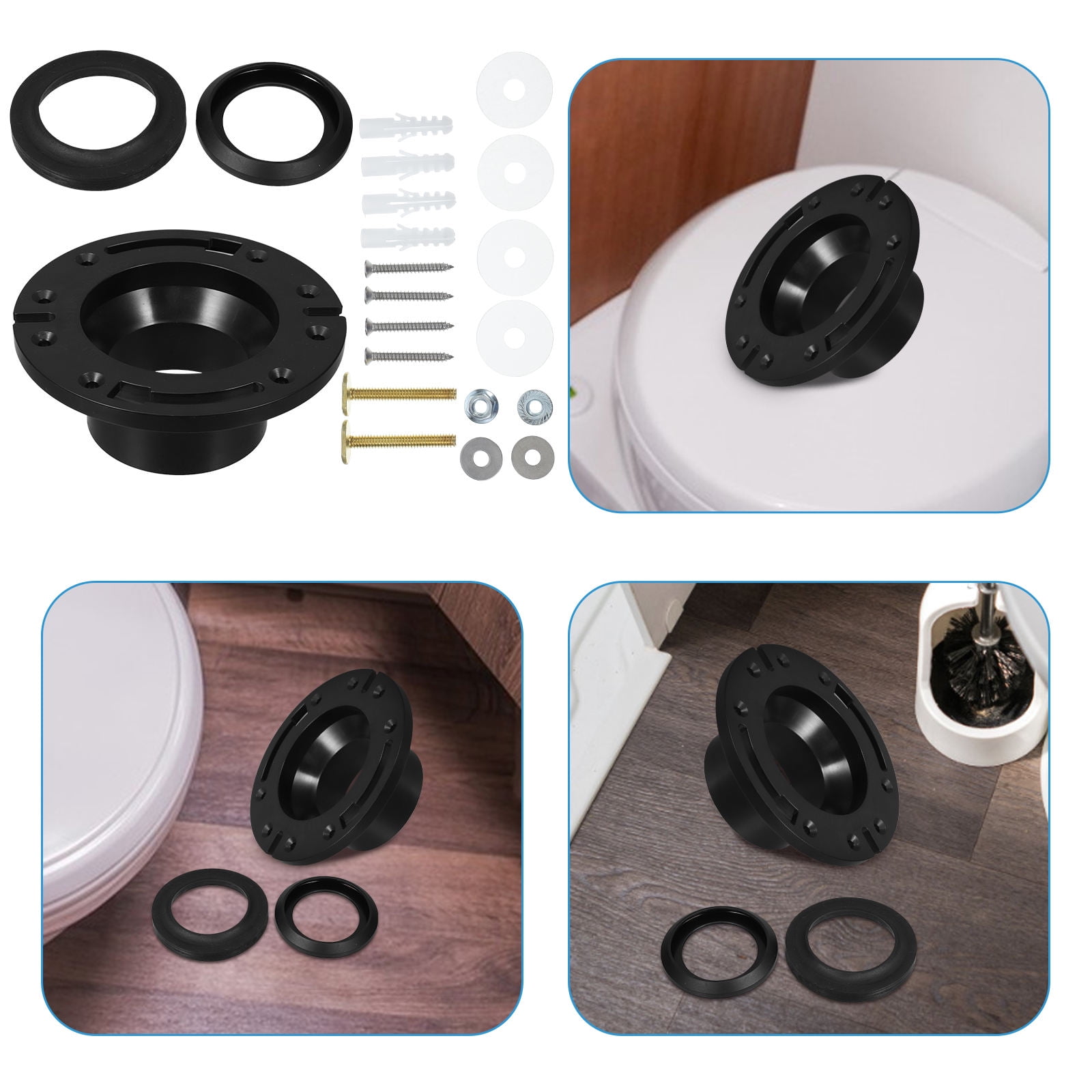 FRCOLOR 1 Set Of RV Toilet Seal Replacement Toilet Seal Gasket Kit Replace Part RV Toilet Seal ...