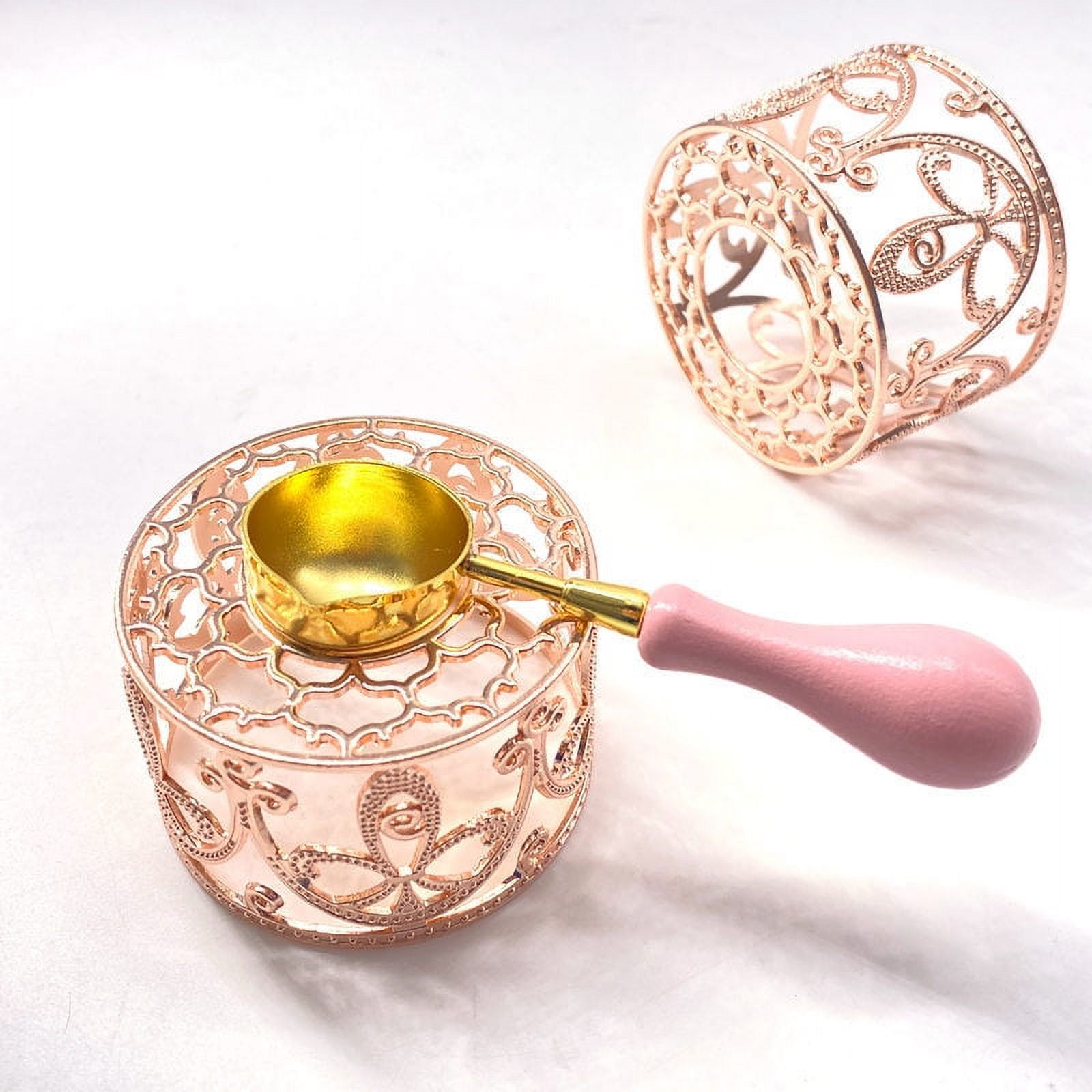 FRCOLOR 1 Set Retro Style Seal Wax Melting Stove Melting Warmer Lacquer ...