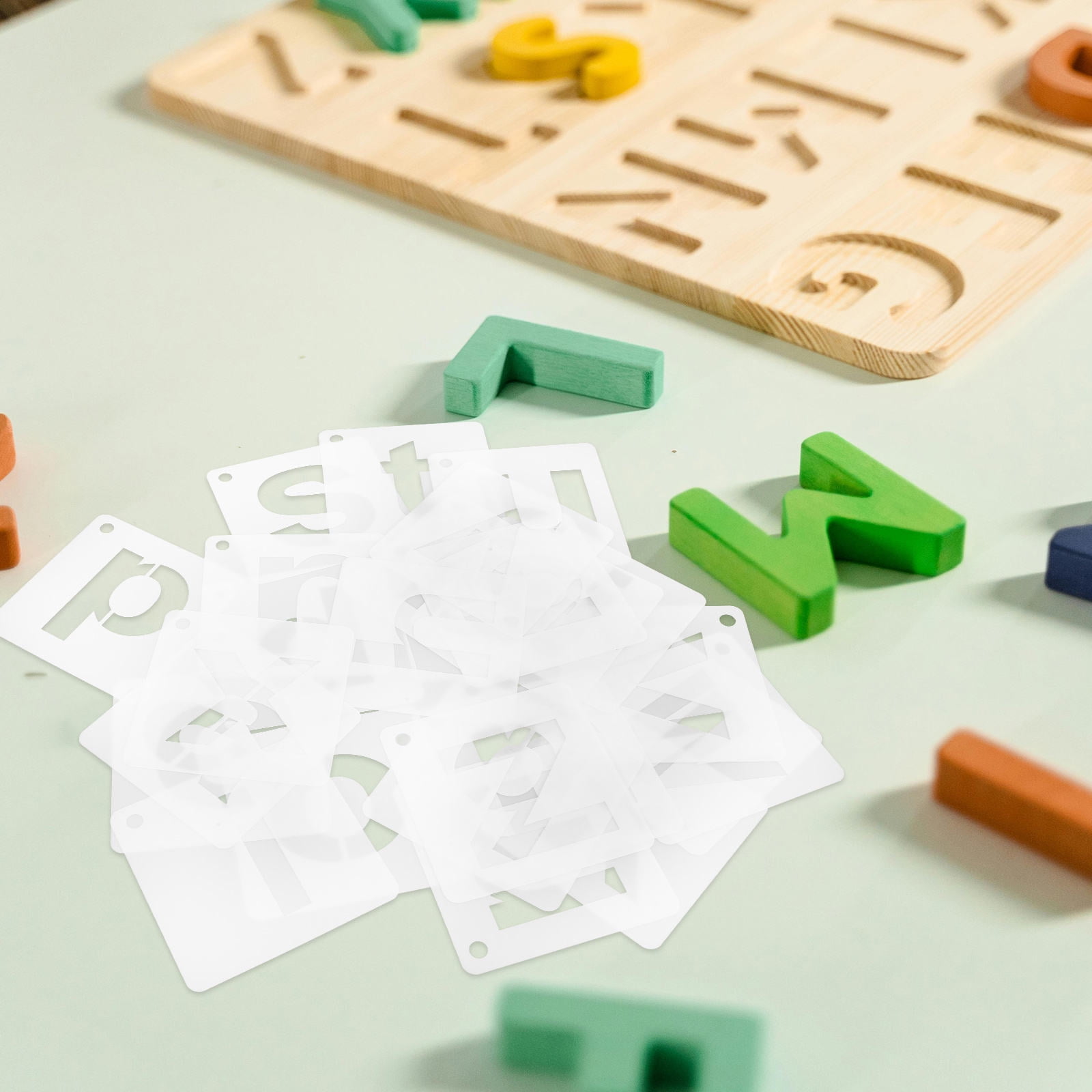 FRCOLOR 1 Set Reusable Alphabet Stencils A Z for Painting and Crafts ...