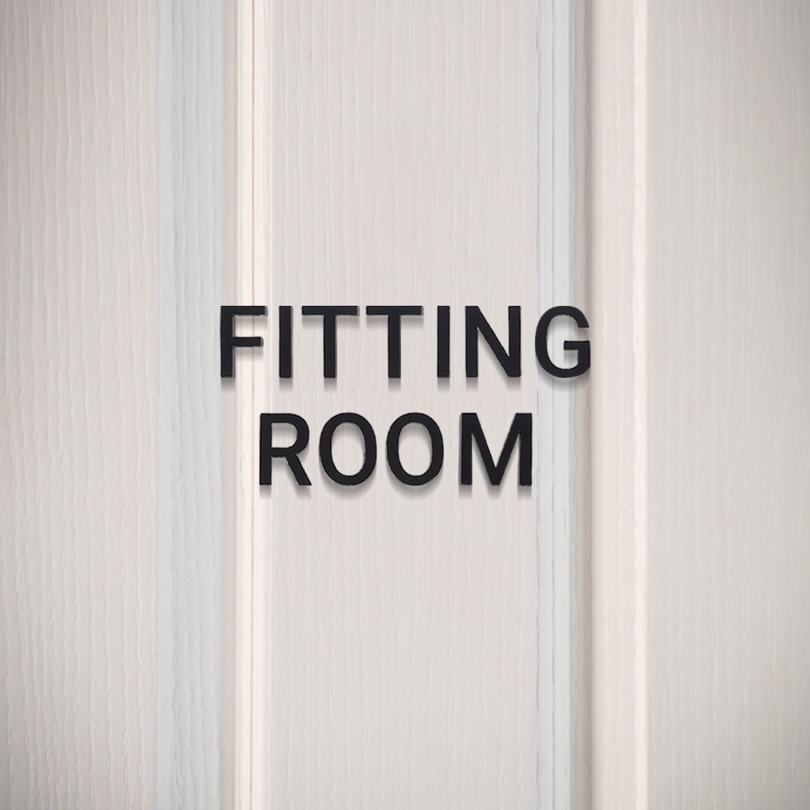 FRCOLOR 1 Set Self-Adhesive Acrylic Fitting Room Sign For Clothing ...