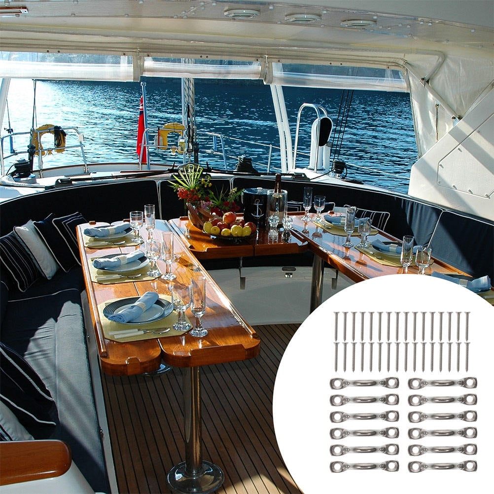 FRCOLOR 1 Set Stainless Steel Kayak Handles Boats Deck Handles Kayak ...