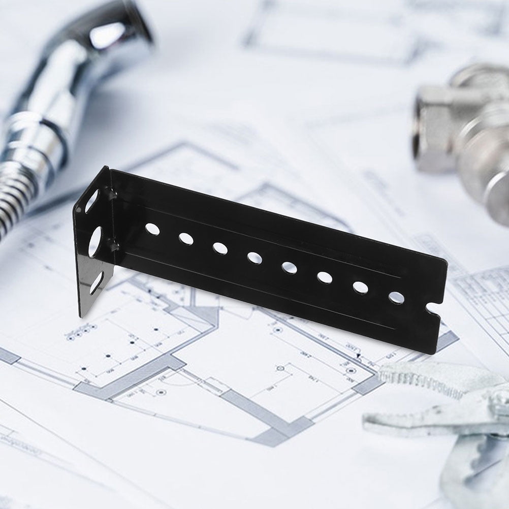 FRCOLOR 1 Set of Stainless Steel Keyboard Tray Slides Bracket Rear ...