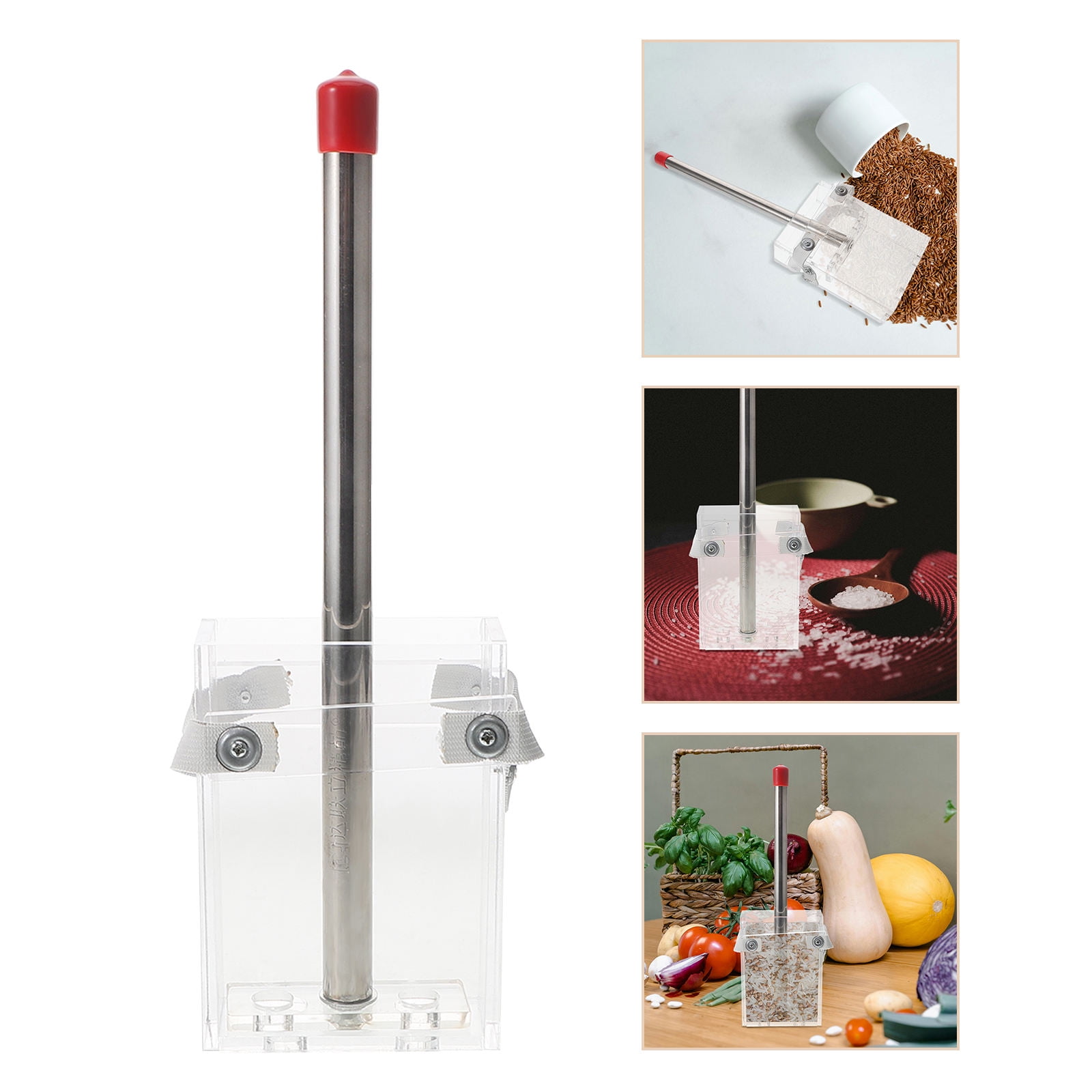 FRCOLOR 1 Set Transparent Rice Brick Packing Bag Mold with Bag Holder ...