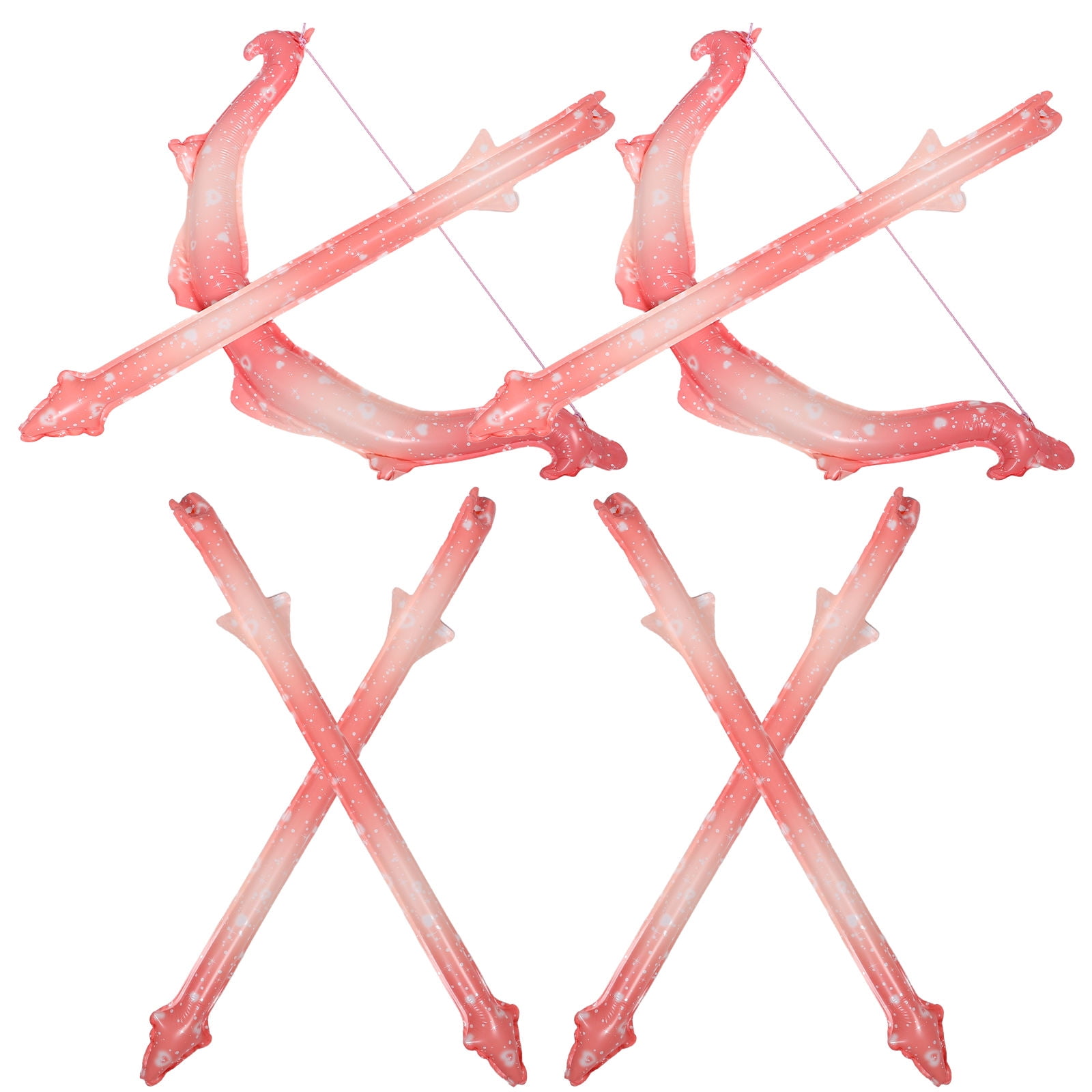 FRCOLOR 1 Set Of Unique Cupid Arrow Balloons Props Valentine Inflatable ...