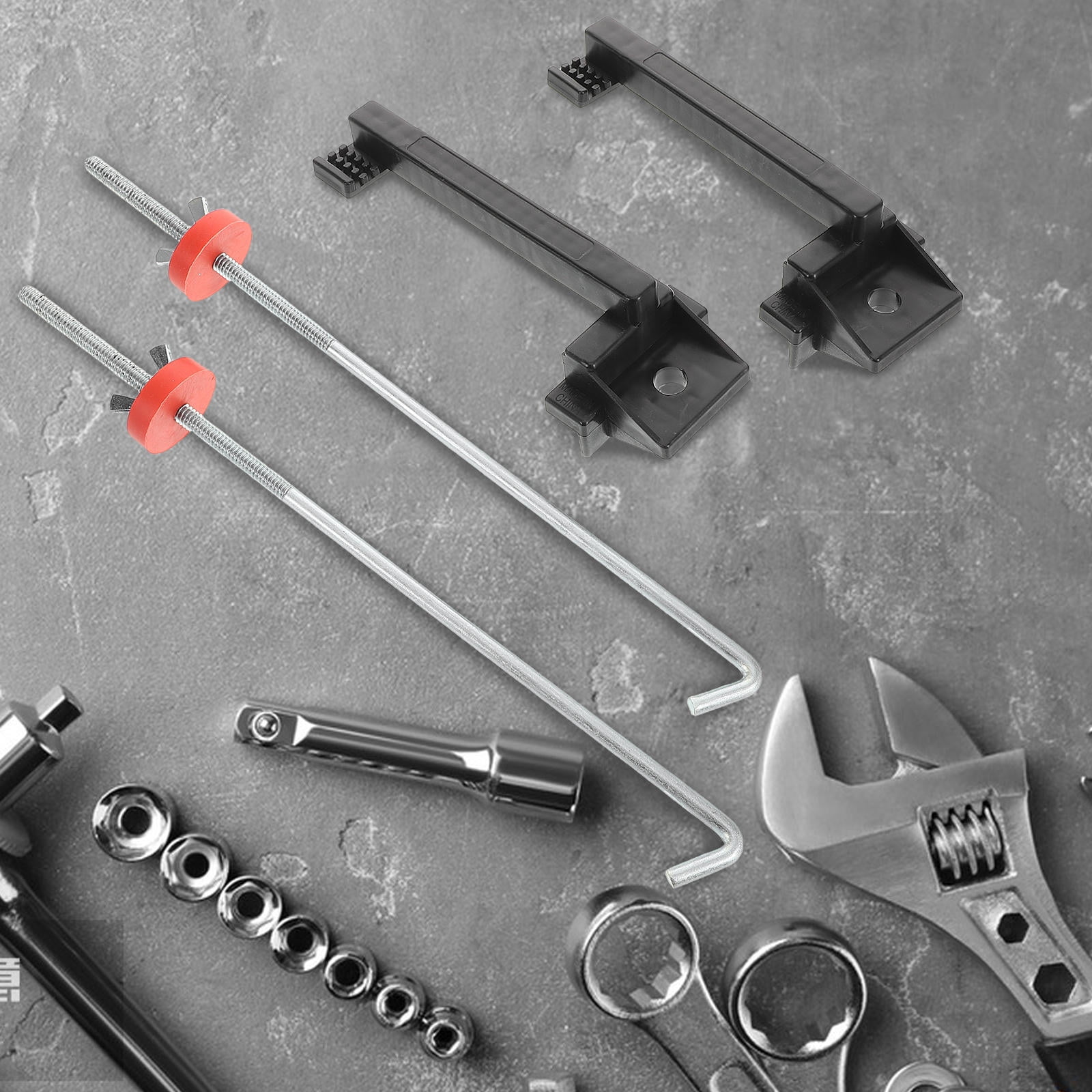 FRCOLOR 1 Set Universal Battery Tray Bracket Kit For Car Rv Boat Metal ...