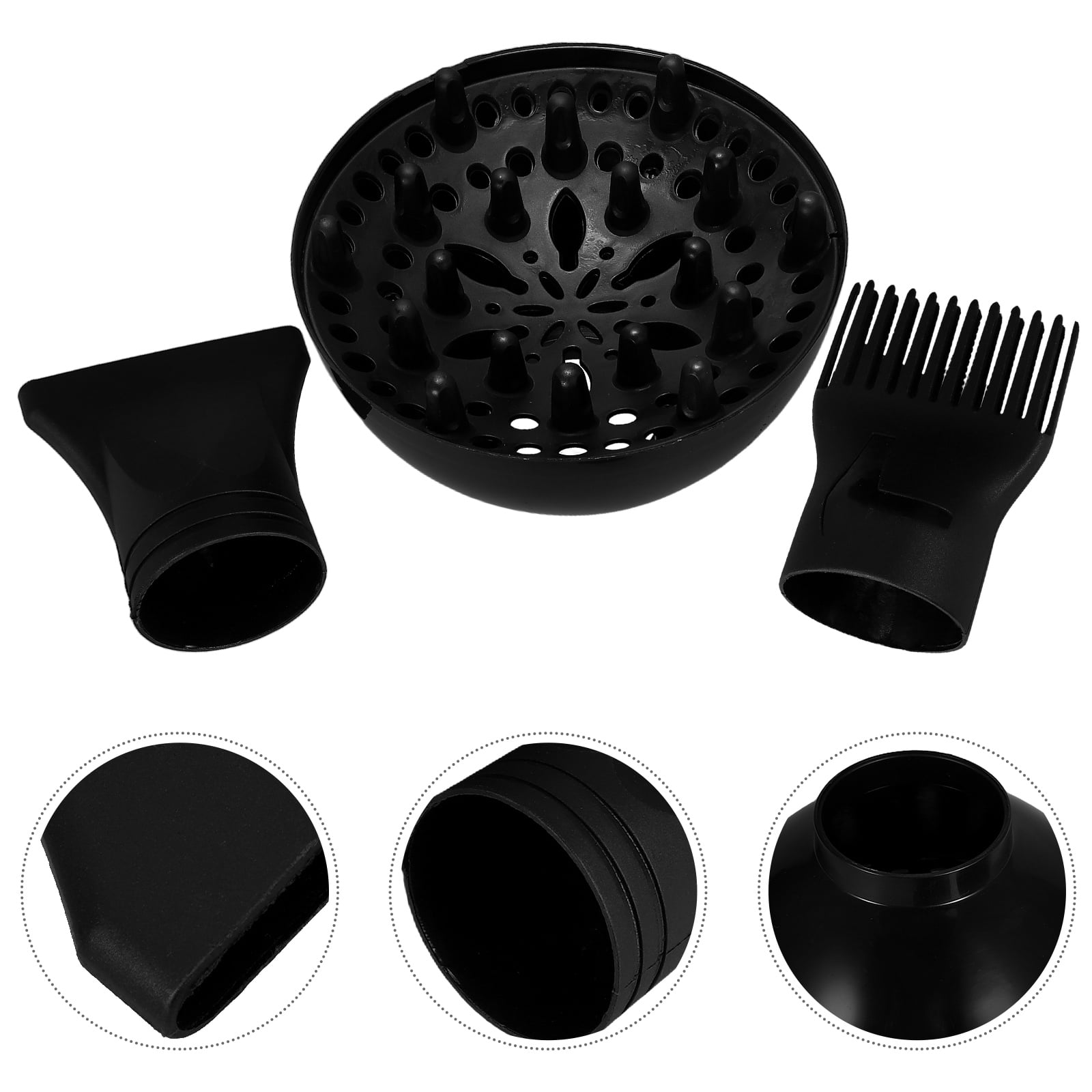 FRCOLOR 1 Set of Universal Blow Dryer Diffuser Hair Dryers Concentrator ...