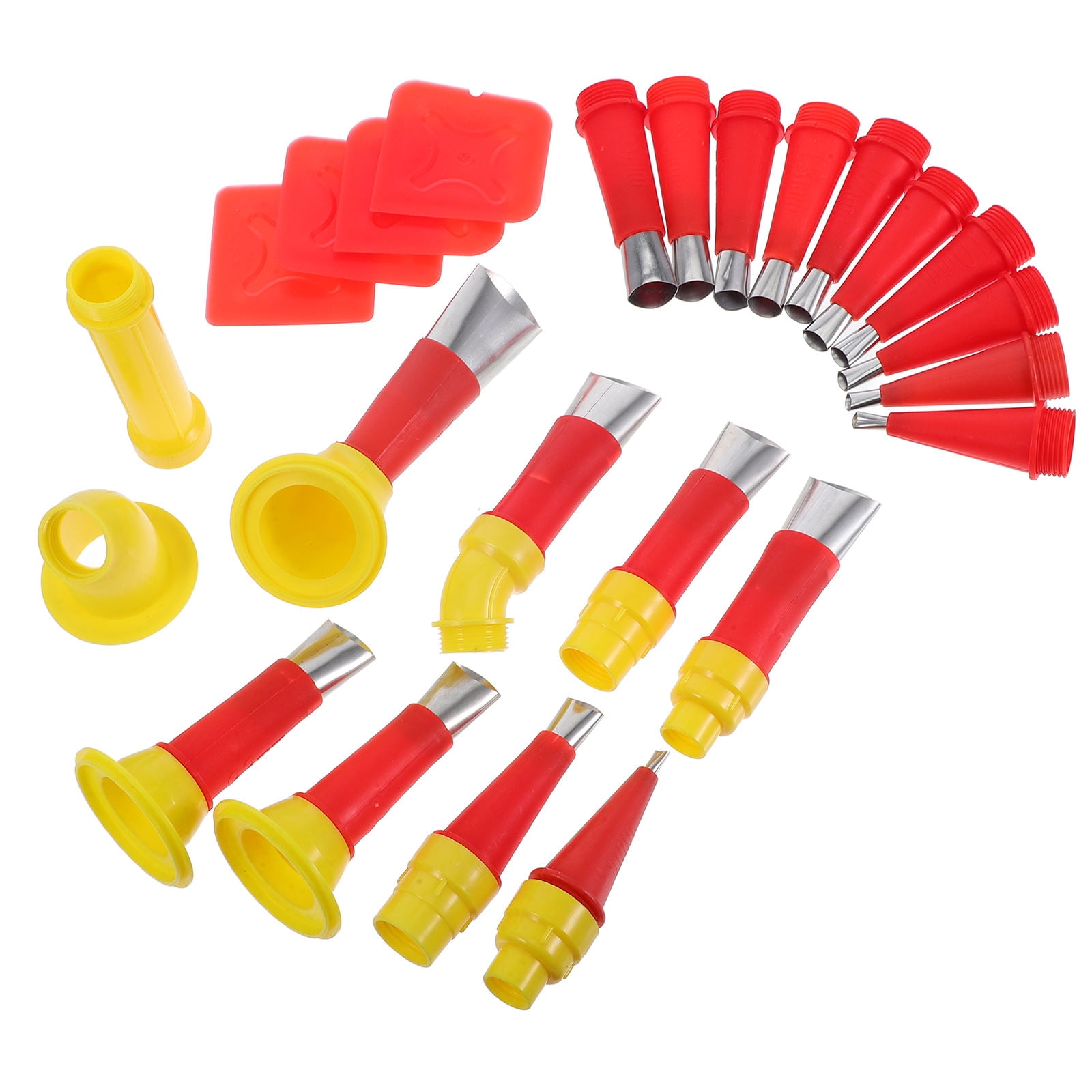 FRCOLOR 1 Set Universal Rubber Nozzle Tool Kit Easy Caulking Finisher ...