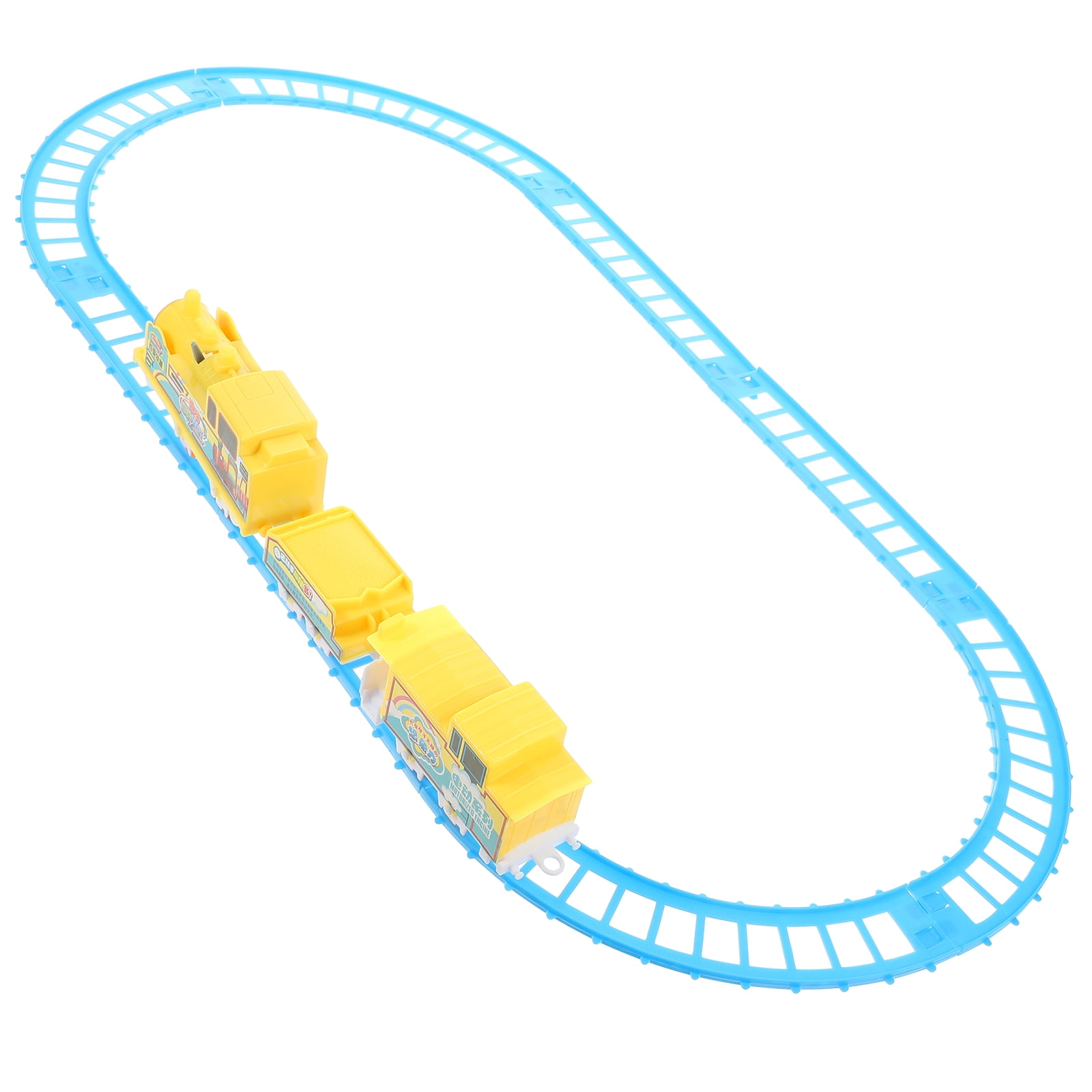 FRCOLOR 1 Set of Electric Rail Train Model Toy Creative Steam Rail ...