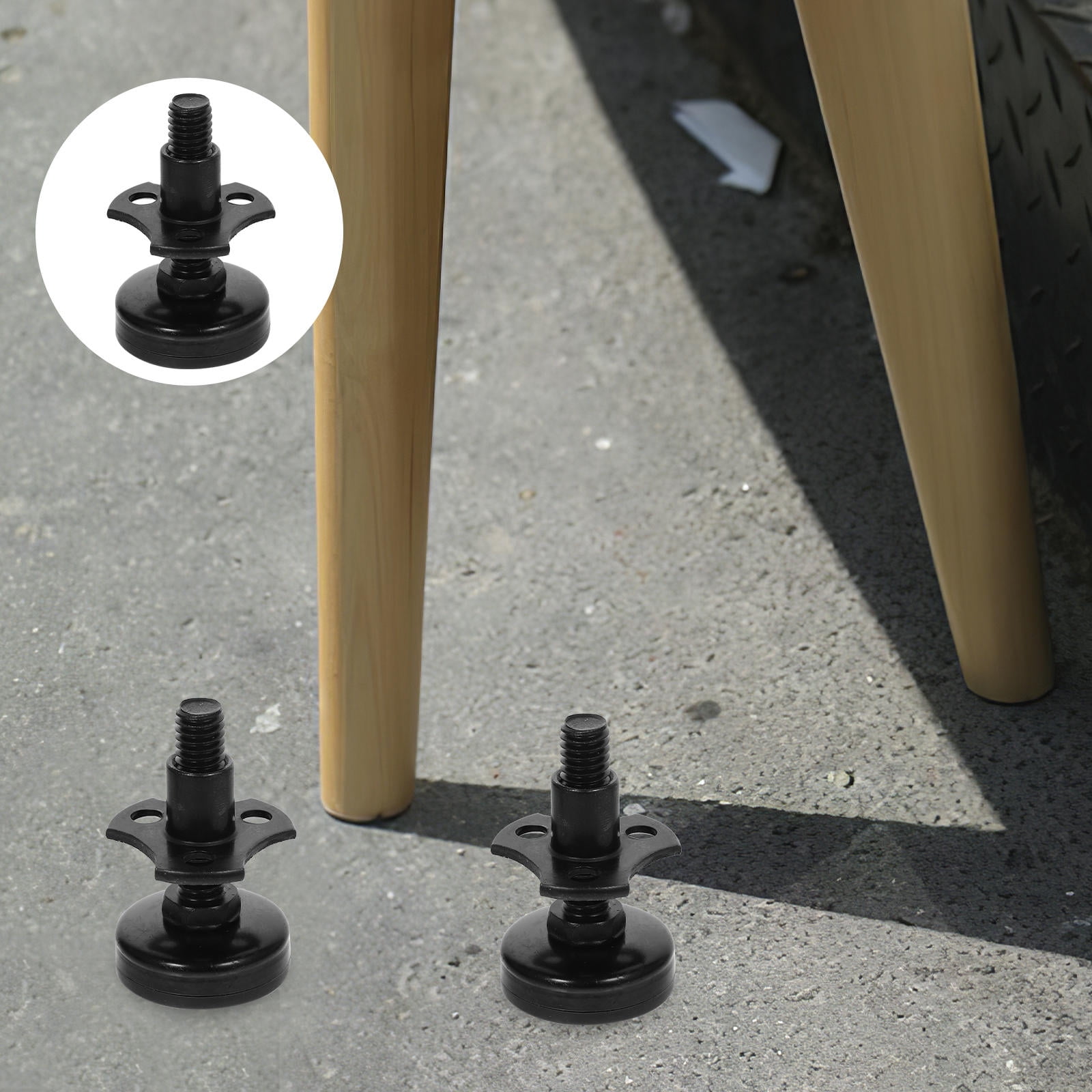 FRCOLOR 1 Set of Furniture Leveler Adjustable Table Foot Cabinet ...