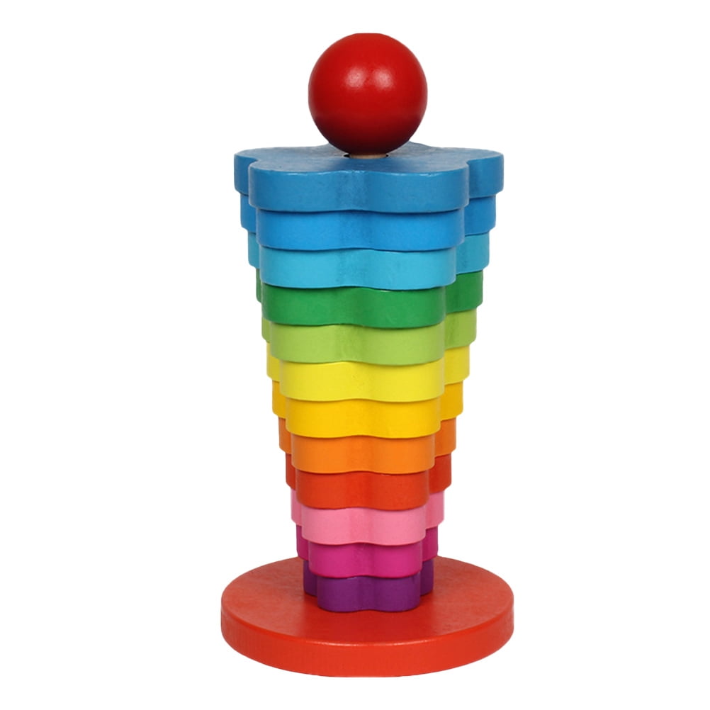 FRCOLOR 1 Set of Kids Stacking Games Toy Educational Stacker Toys ...
