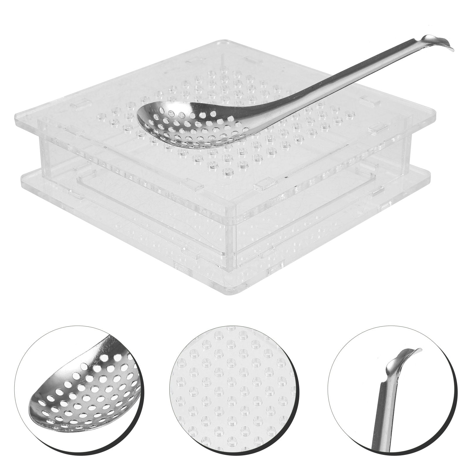 FRCOLOR 1 Set of Making Box Spoon Molecular Gastronomy Plastic Box with ...