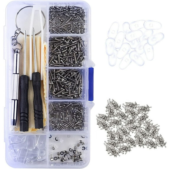WRISTBIQUE Screws For Eyeglasses Eyeglasses Repair Set Stainless Steel ...