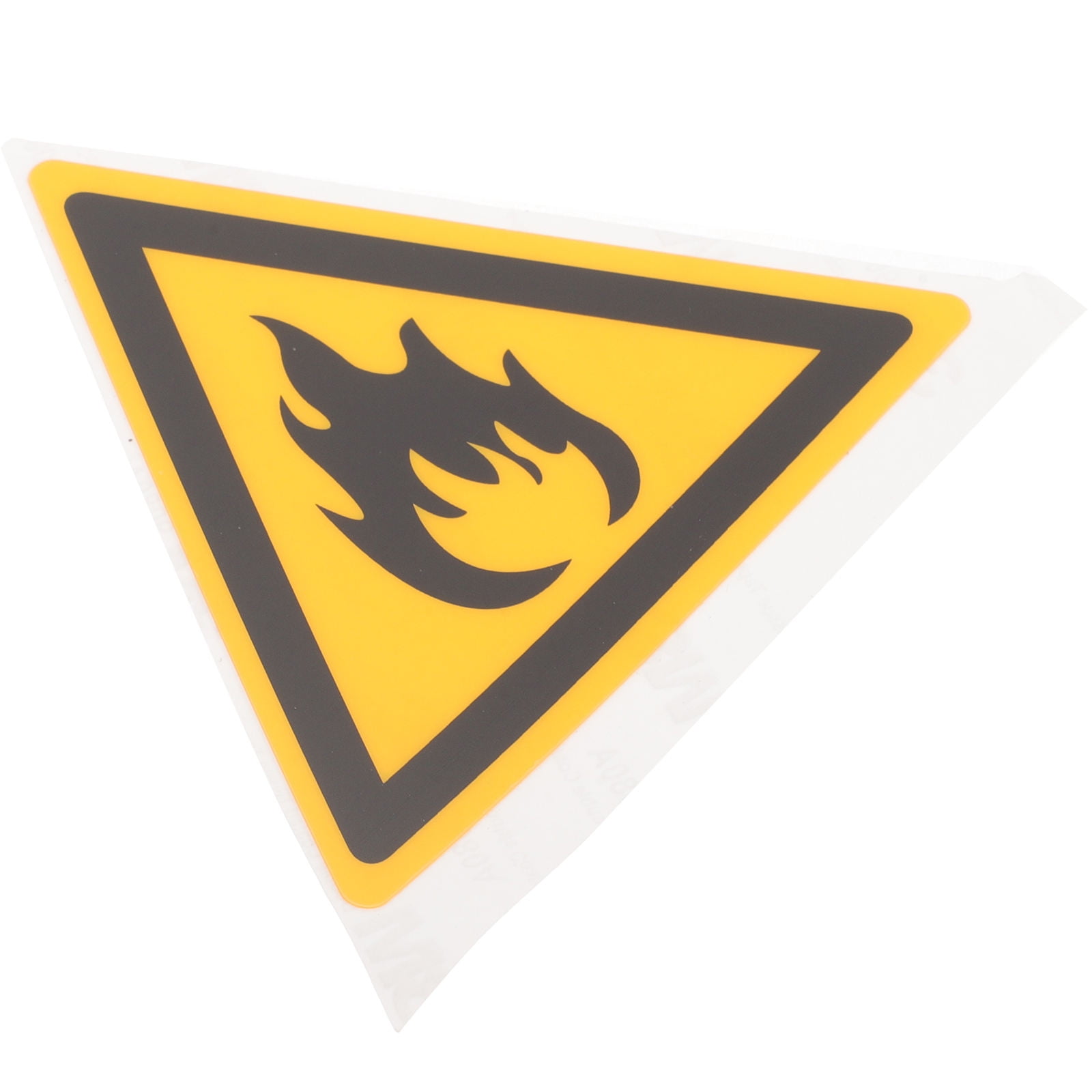 FRCOLOR 1 Sheet Practical Caution Sign Caution Flammable Sign Flammable ...