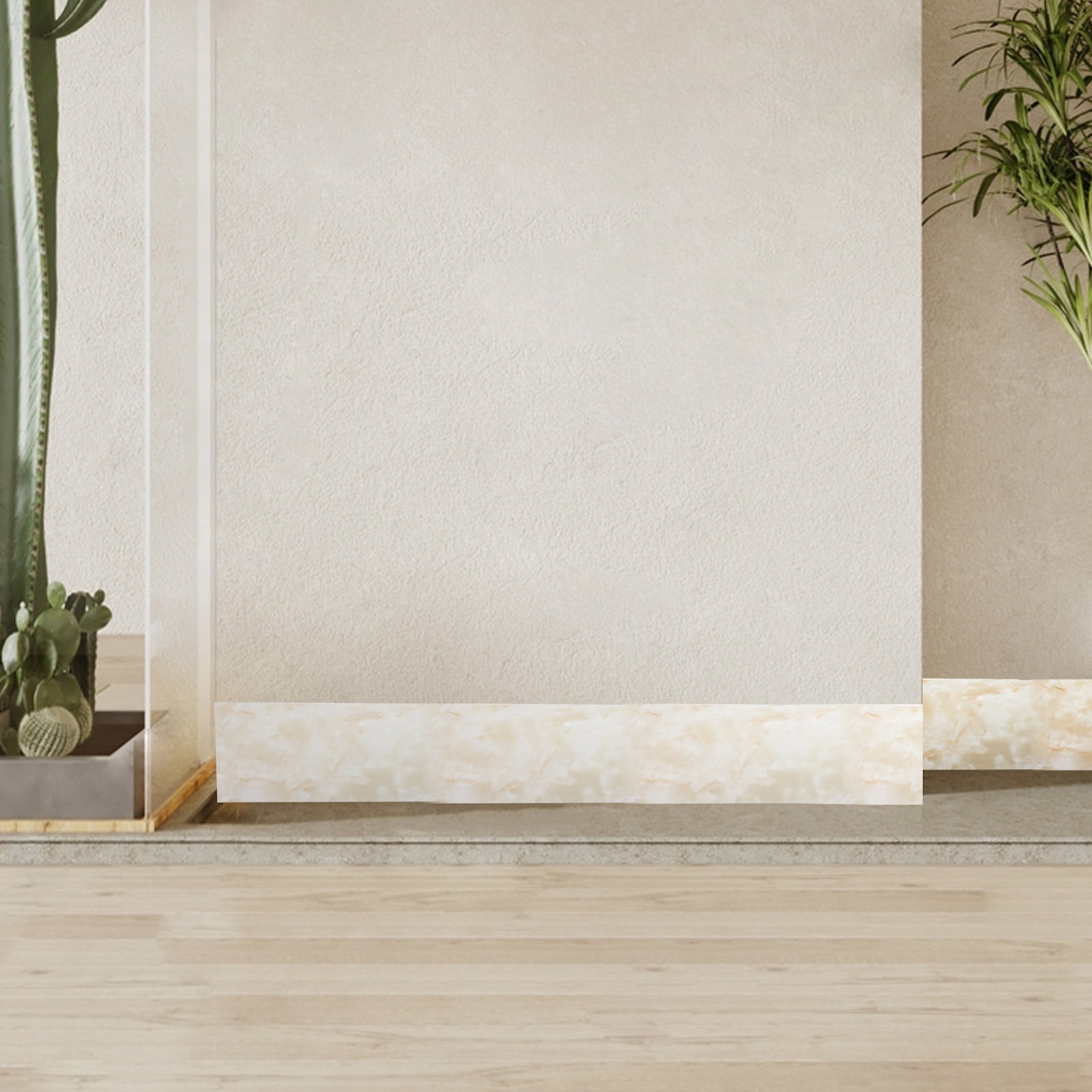 FRCOLOR 1 roll of Marble Wallpaper Border for Bathroom Self-Adhesive ...