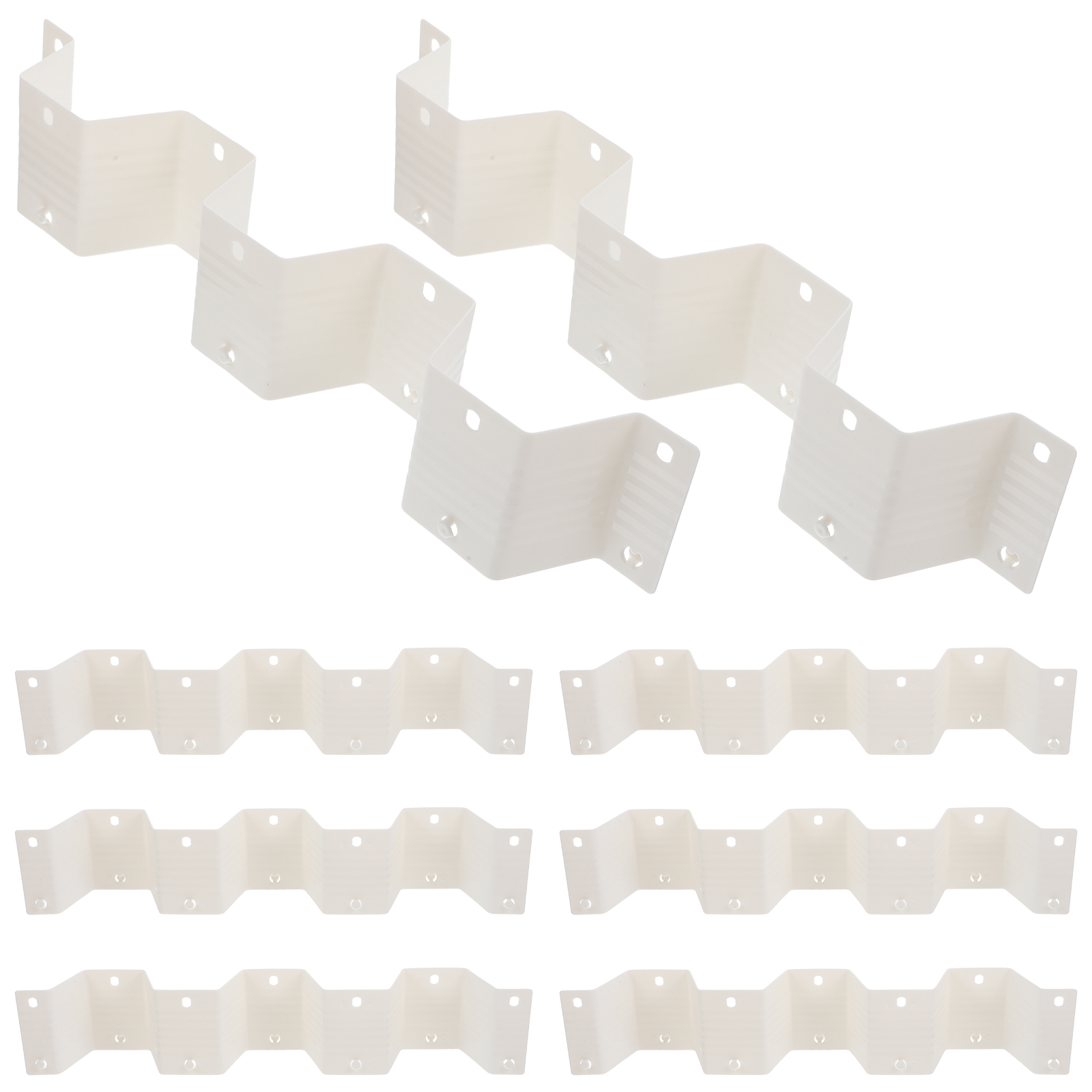WASHWEPE ABS Sub-Grid Drawer Dividers White 1Set 14.54X13.76X2.55in - Walmart.com
