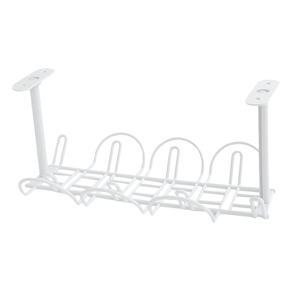 FRCOLOR 1 set of Iron Cable Rack Professional Cable Management Under ...