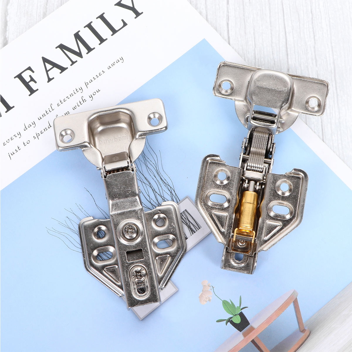 FRCOLOR 10 PCS 1.2mm Thickness Steel Face Frame Mounting Furniture ...