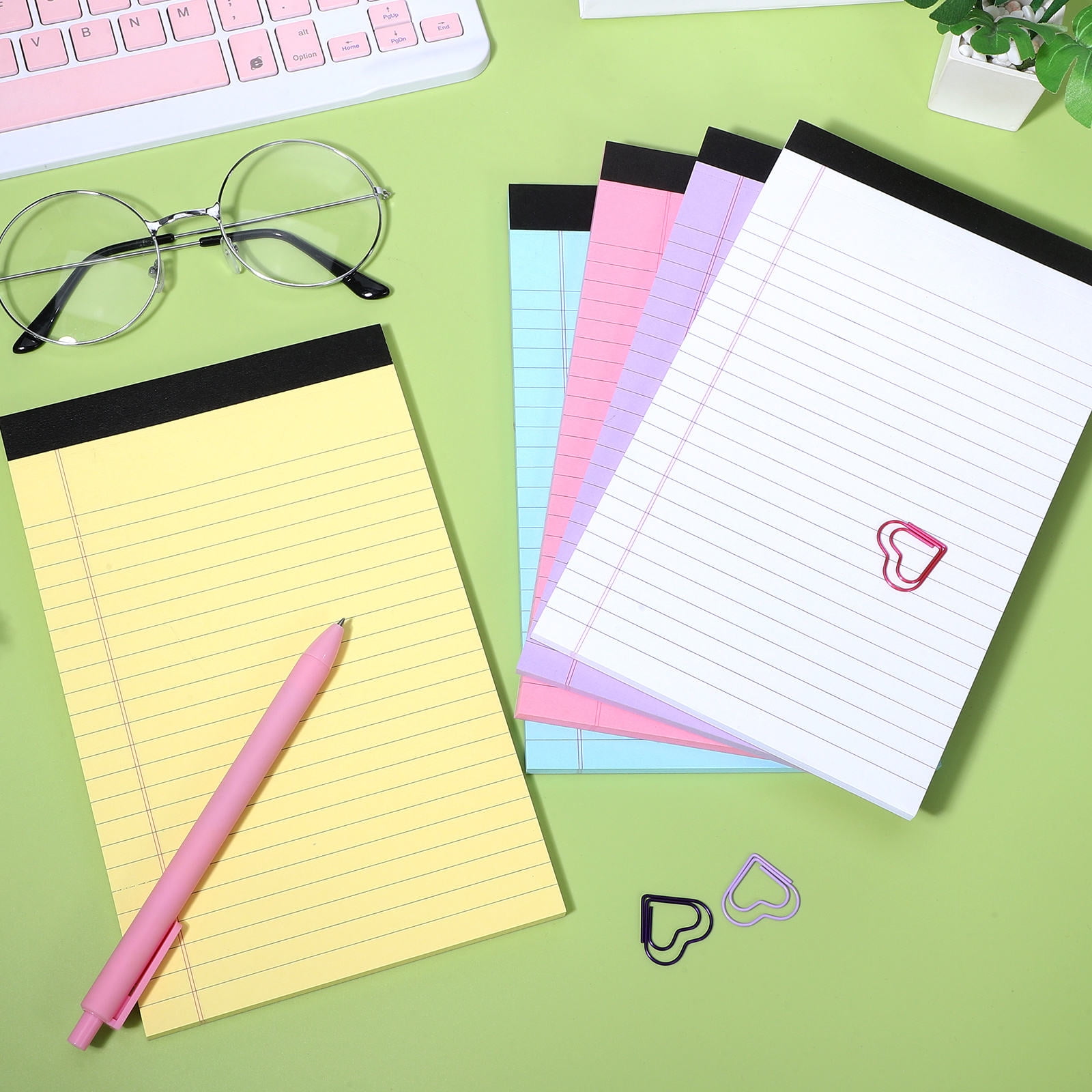 FRCOLOR 10 Pack Small Legal Pads Notebook Scratch Pad Writing Memo ...