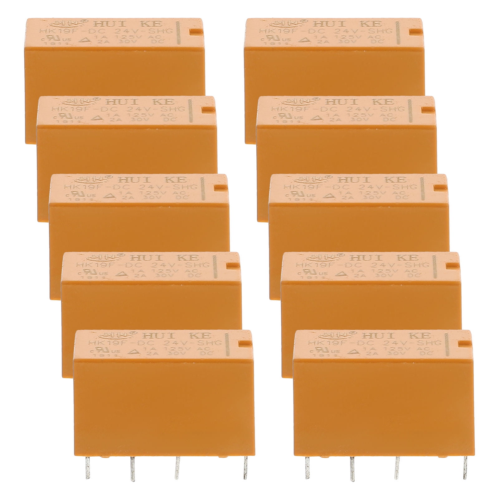 FRCOLOR 10 Pcs 8 Pin Relay Module for PCB Board Electric Automotive ...